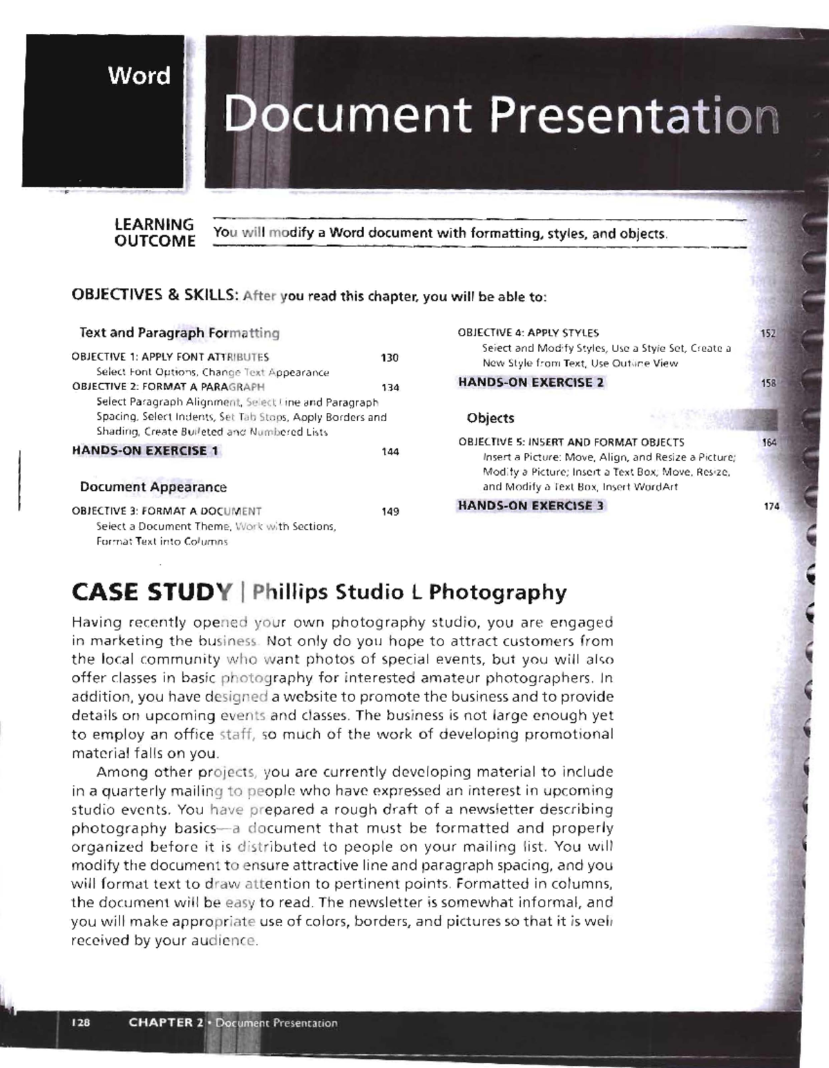 CS 105 Office 365 219 Edition Word Ch 2 - LEARNING Yo u wi ll m o dify ...