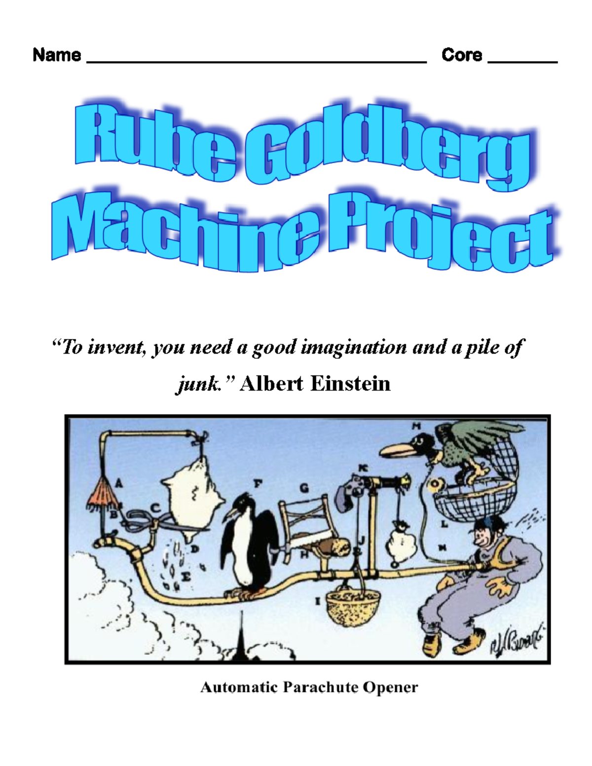 Rube Goldberg Project Group 3 - Name ...