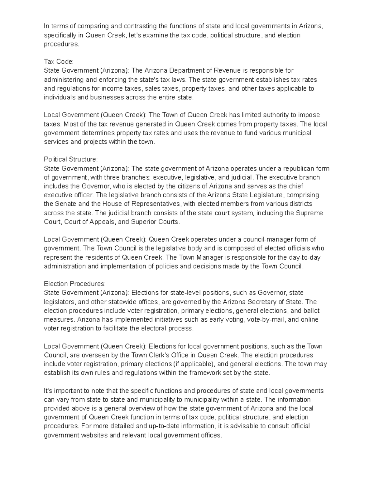Untitled document - comparing and contrasting the functions of state ...