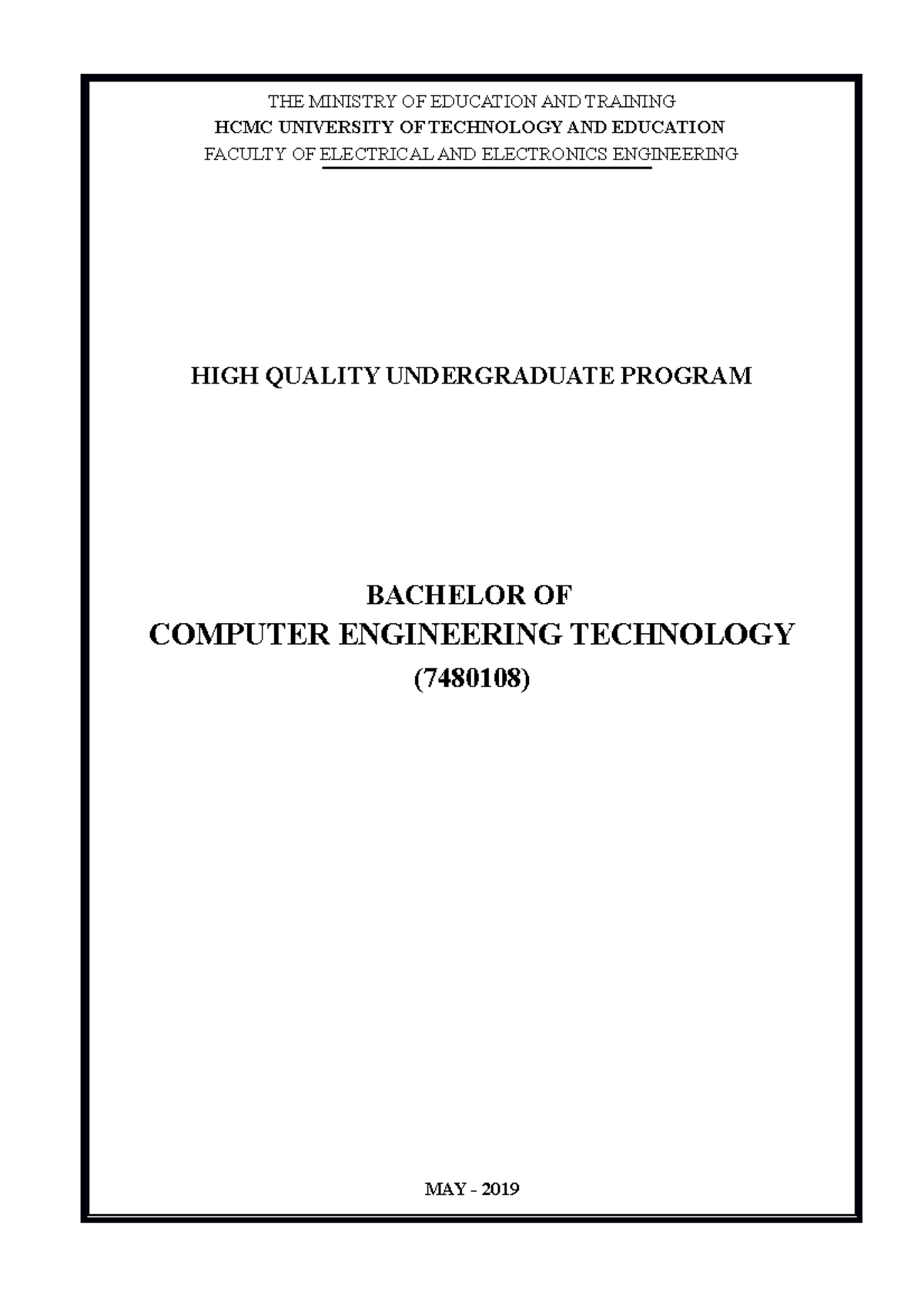 CET-Computer Engineering Technology 150Crs - THE MINISTRY OF EDUCATION ...