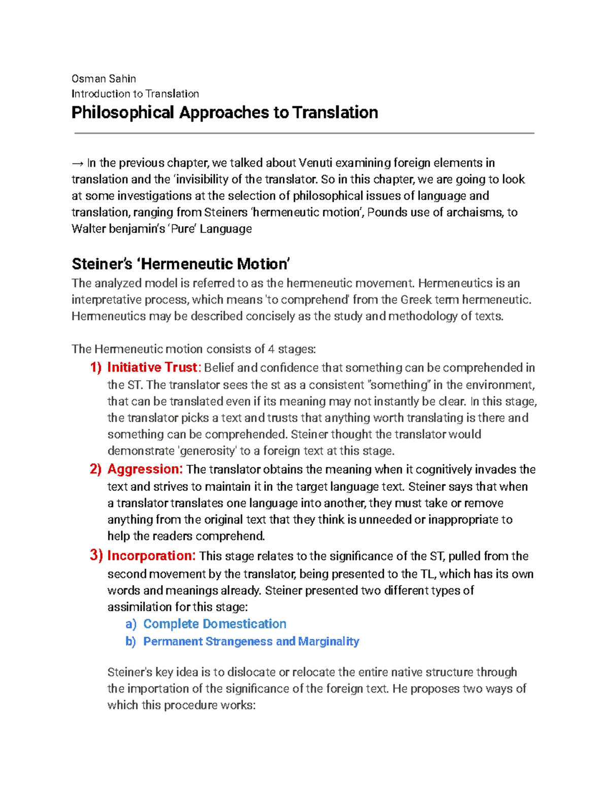 Philosophical Approaches to Translation - Translation and Interpreting ...