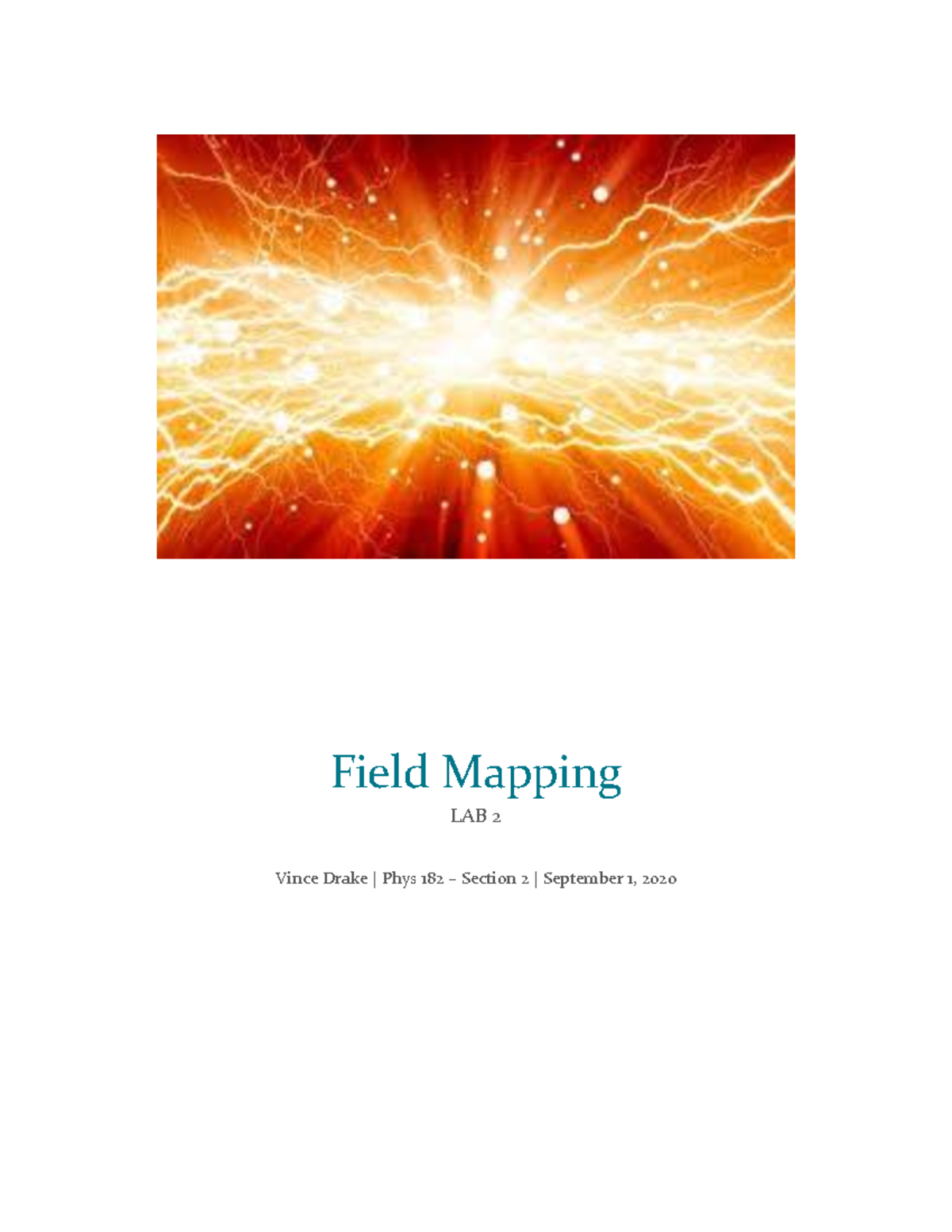 Field Mapping Lab Report - PHYS 182 - Warning: TT: undefined function ...