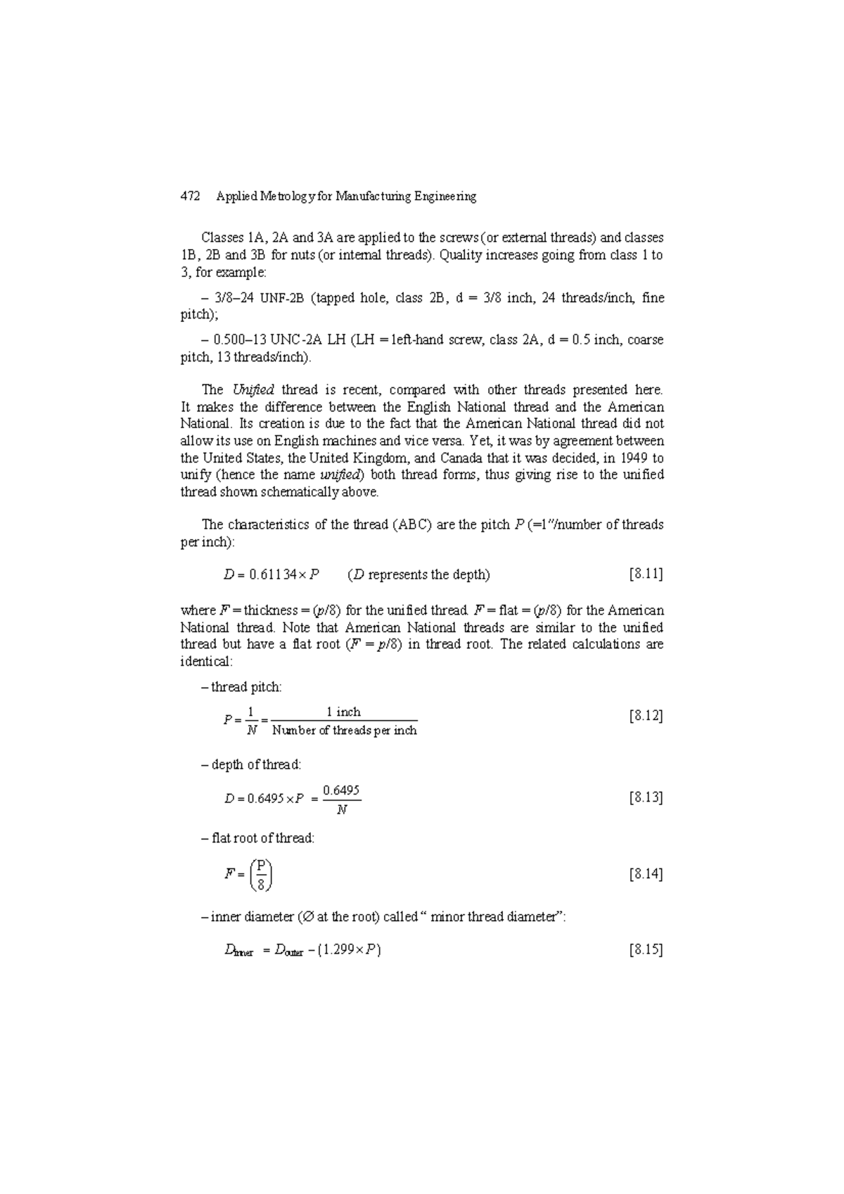 Applied Metrology for Manufacturing Engineering ( PDFDrive )-70 - 472 ...