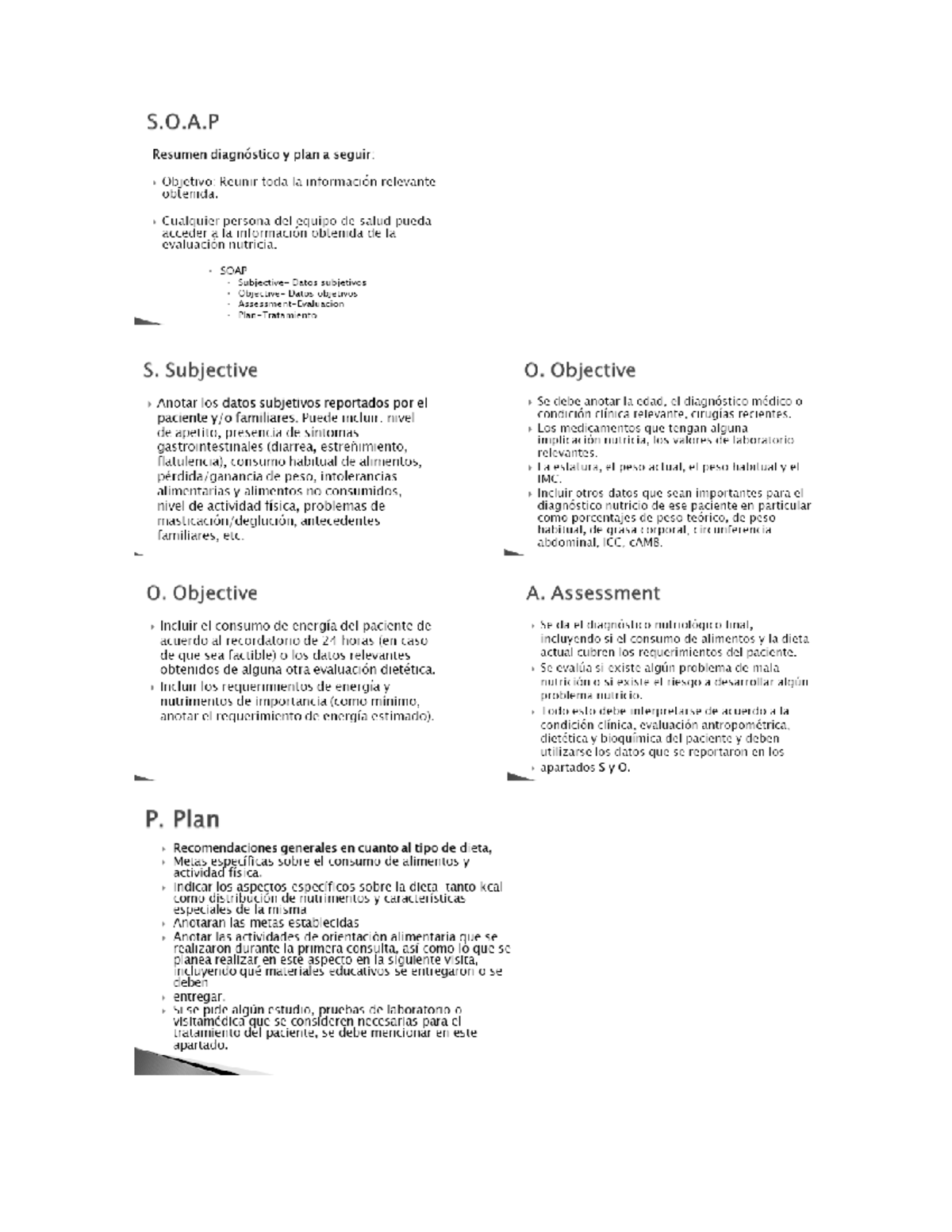 SOAP - NUTRICION DEPORTIVA Y CLINICA - Nutriología - Studocu