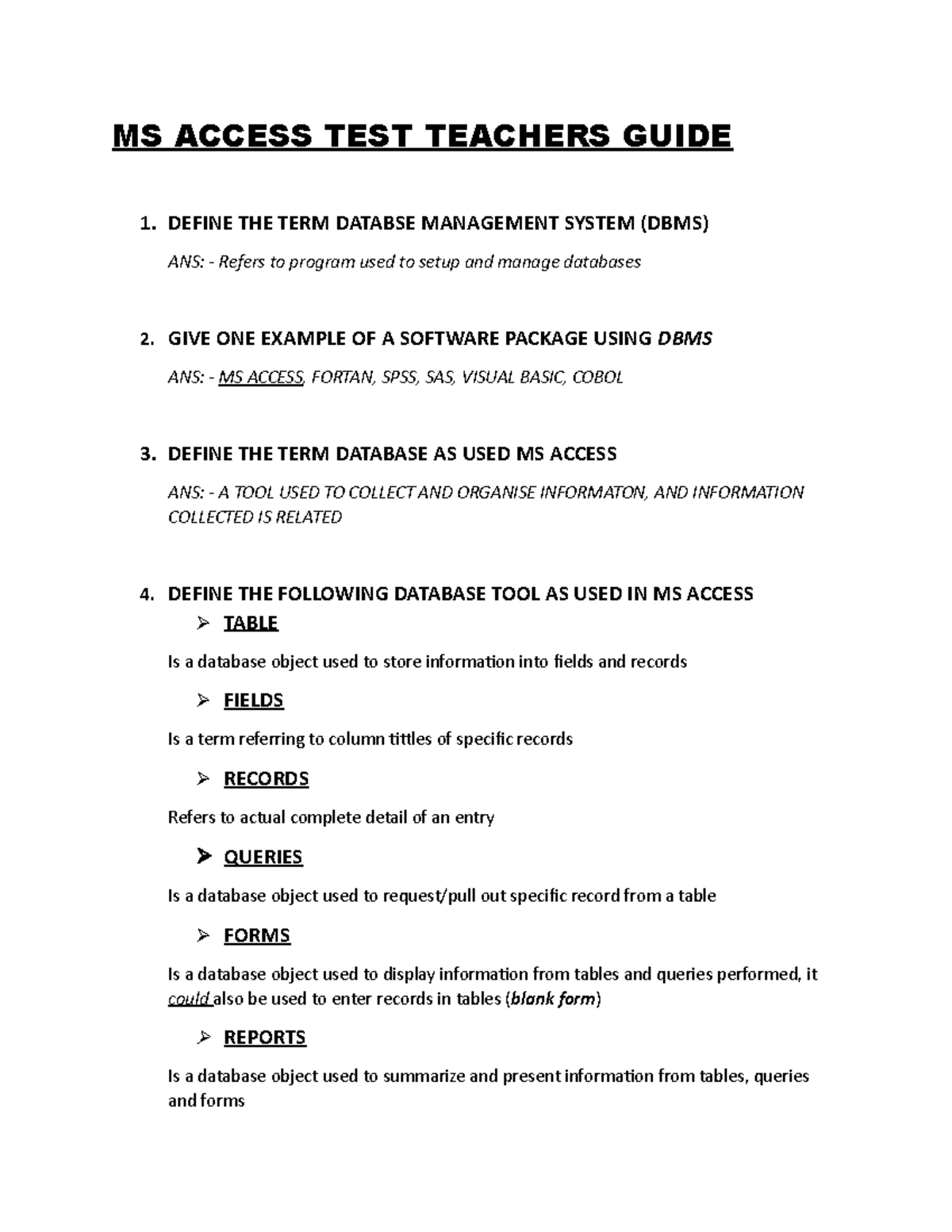 Database exercise for practice and easy understanding for first time ...