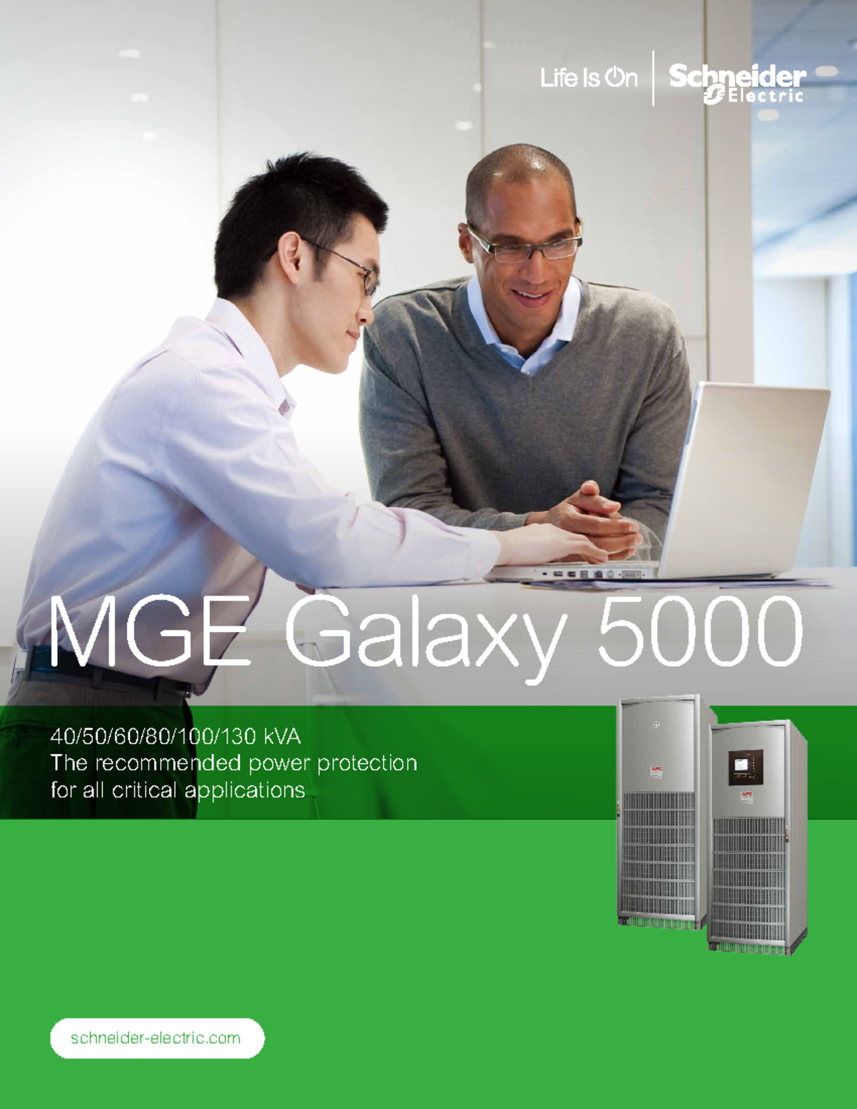 Brochure Galaxy 5000 220907 174356 - MGE Galaxy 5000 schneider-electric ...