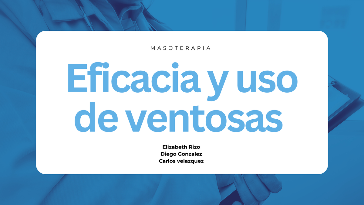 Ventosas, cupping - A gentes físicos fisioterapia - Eficacia y uso de ...