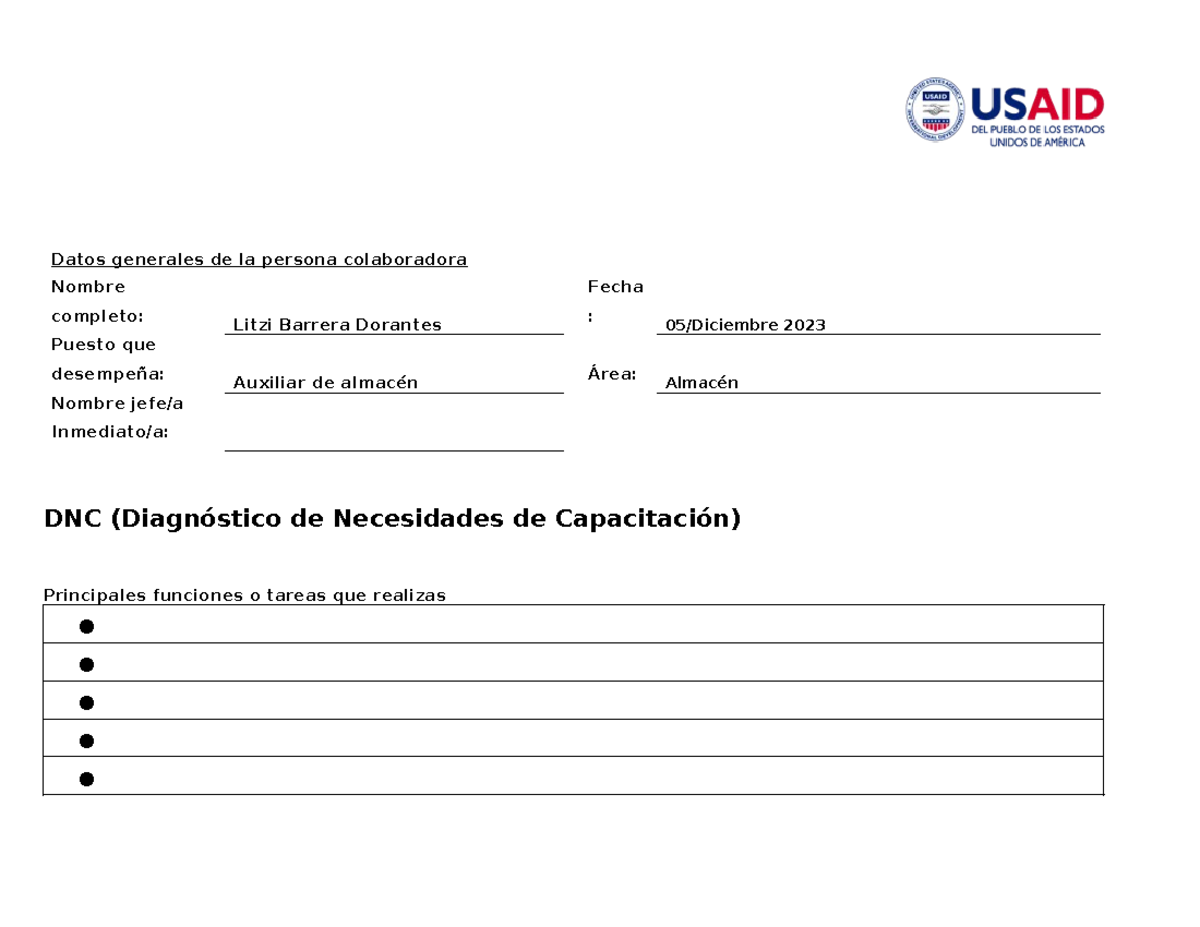 DNC-Formato - Datos generales de la persona colaboradora Nombre ...