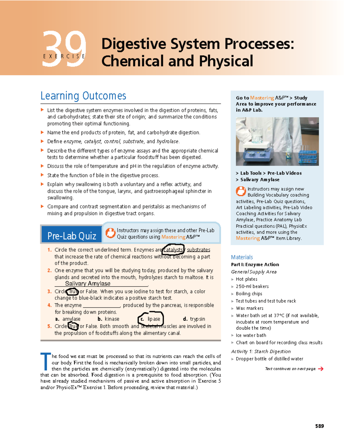 Phys 261 lab hw wk 7 - homeword - 589 39 Digestive System Processes ...