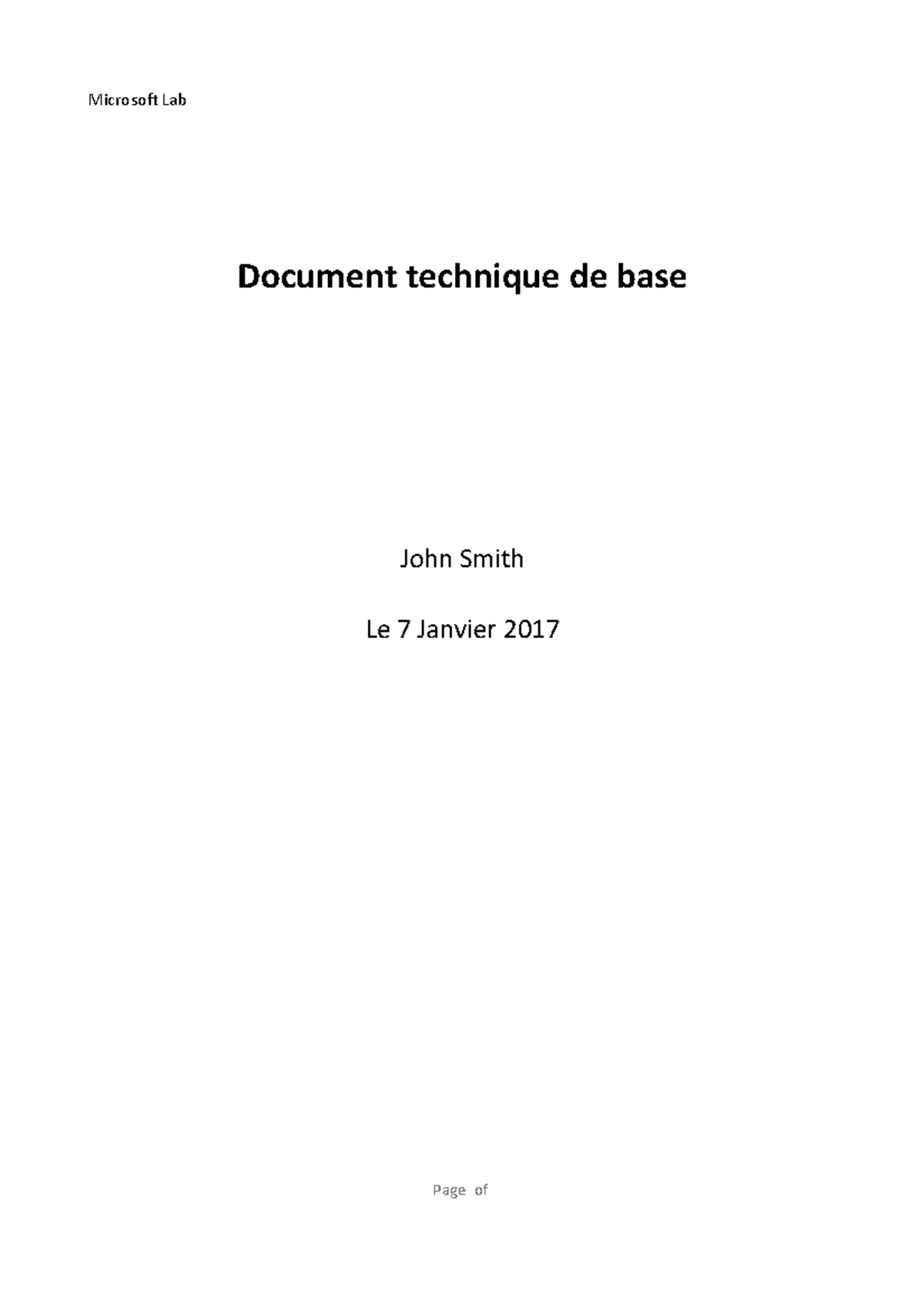 Document technique de base1[457] - Document technique de base John Smith Le 7 Janvier 2017 ...