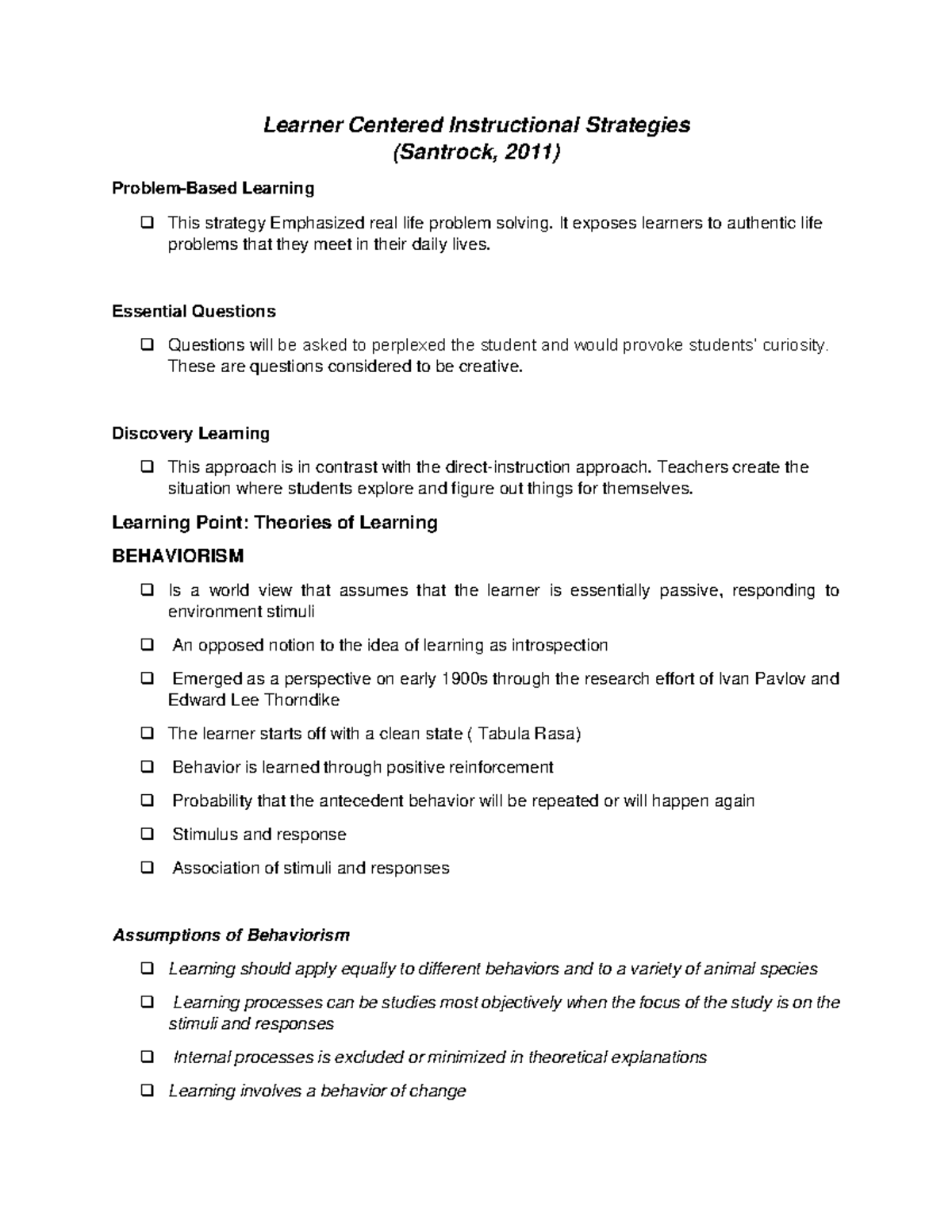 Learner Centered Instructional Strategies Learner Centered learner-centered-instructional-strategies-learner-centered