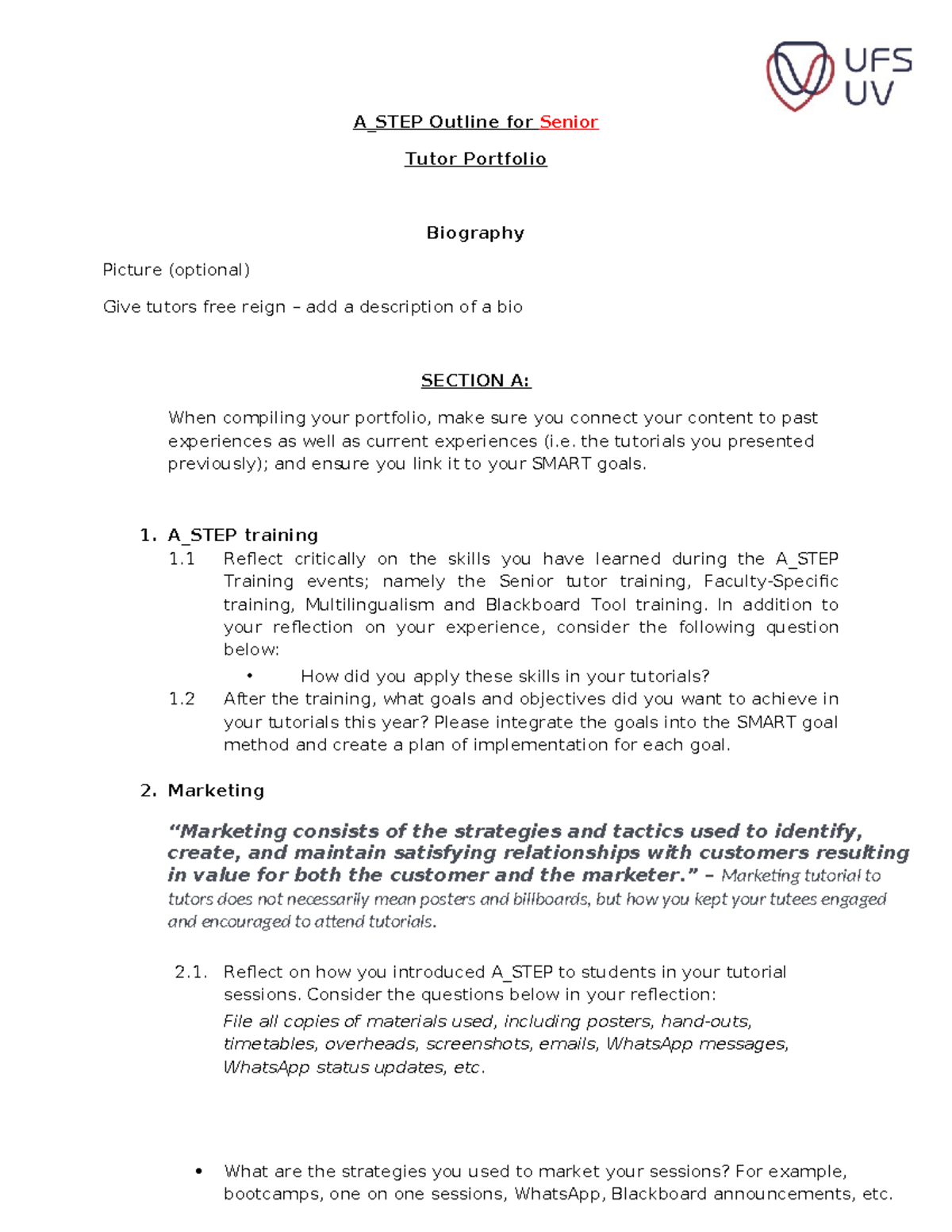 2024 Senior tutor Portfolio Outline - Final (3).pdf (5) - A_STEP ...