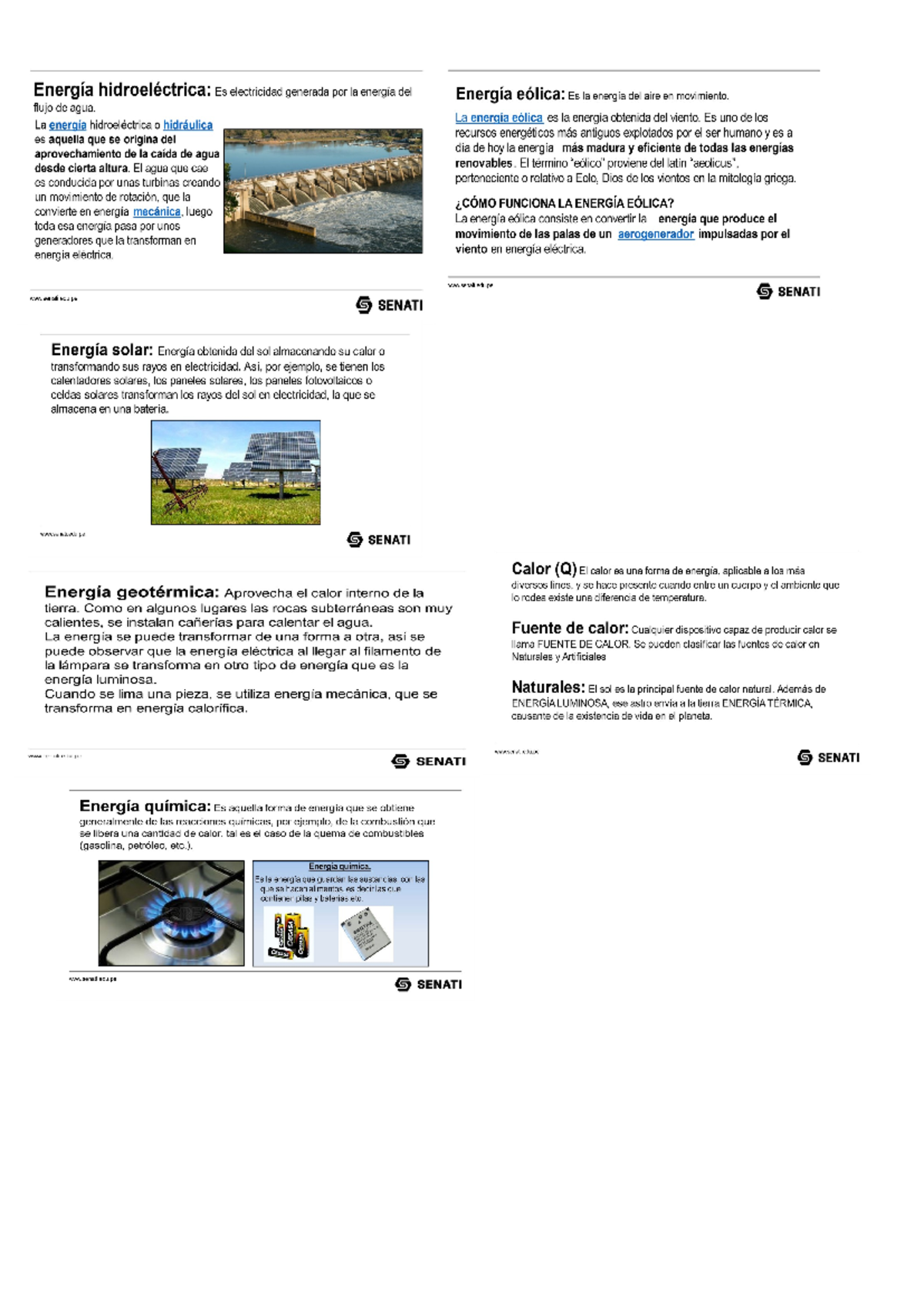 Doc1 - weqweqwe - Energía hidroeléctrica: Es electricidad generada por ...