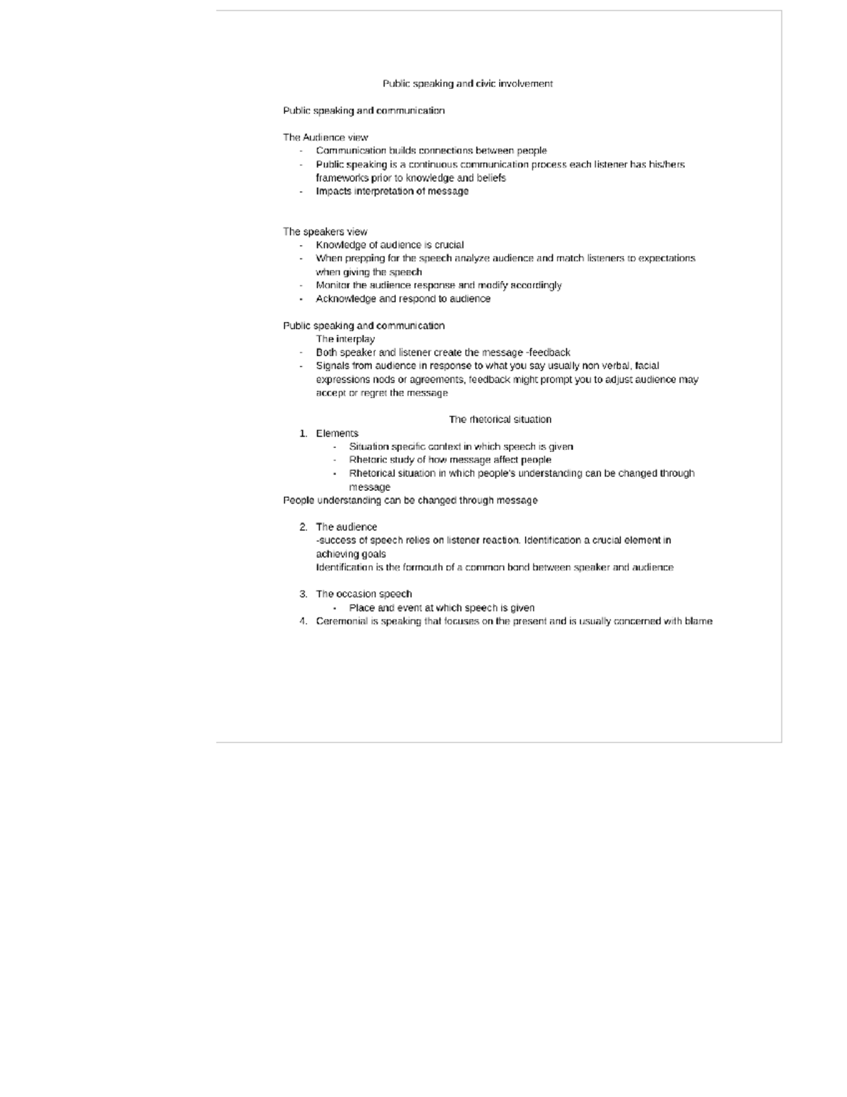 Ch1 cont - Google Docs - notes - COM 100 - Studocu