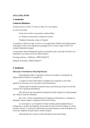 A importância da Historia da Educação - História da educação - UFPI ...