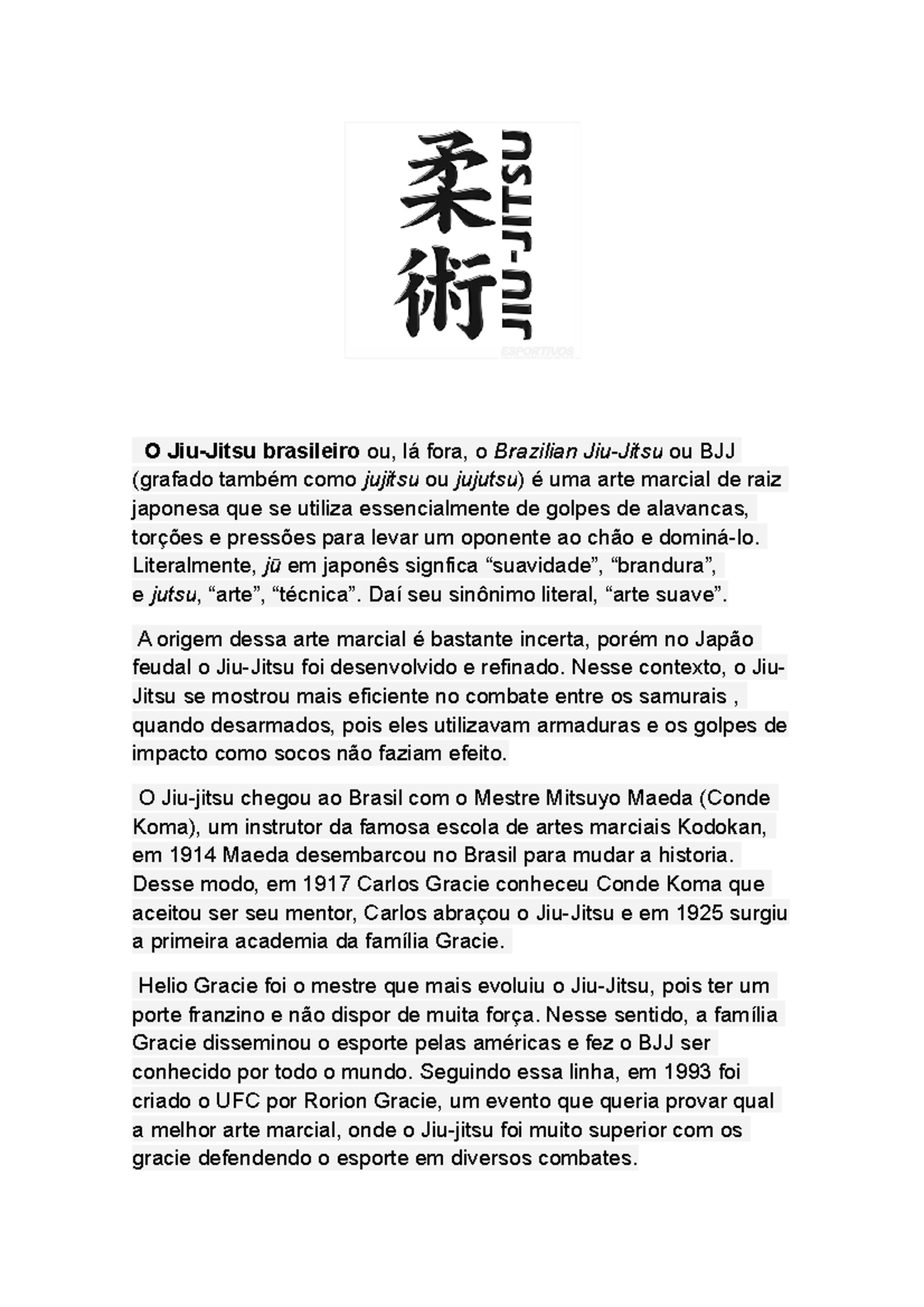 Origem do Jiu Jitsu Brasileiro @educacaofisicacomprofessor4104 ... Origem do Jiu Jitsu Brasileiro @educacaofisicacomprofessor4104 ...