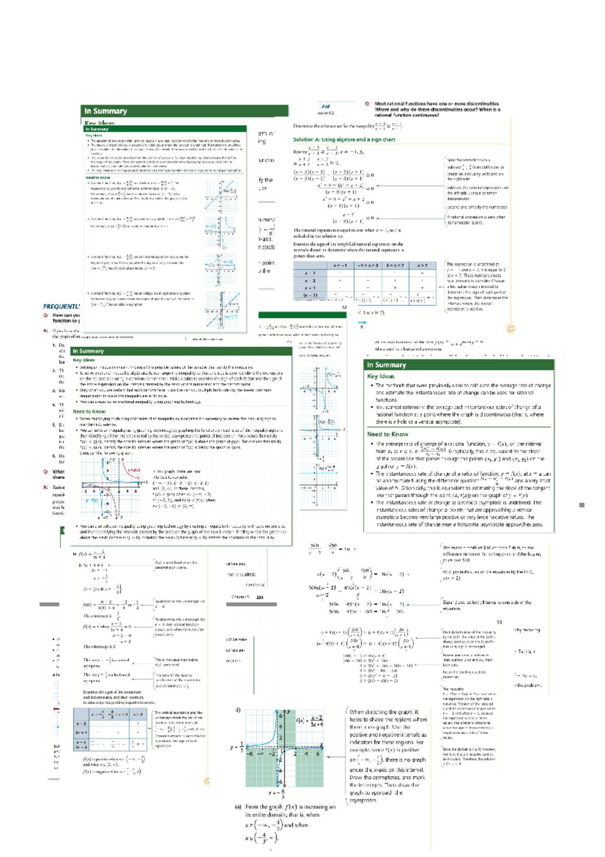 Rational func - ratiional function - Studocu