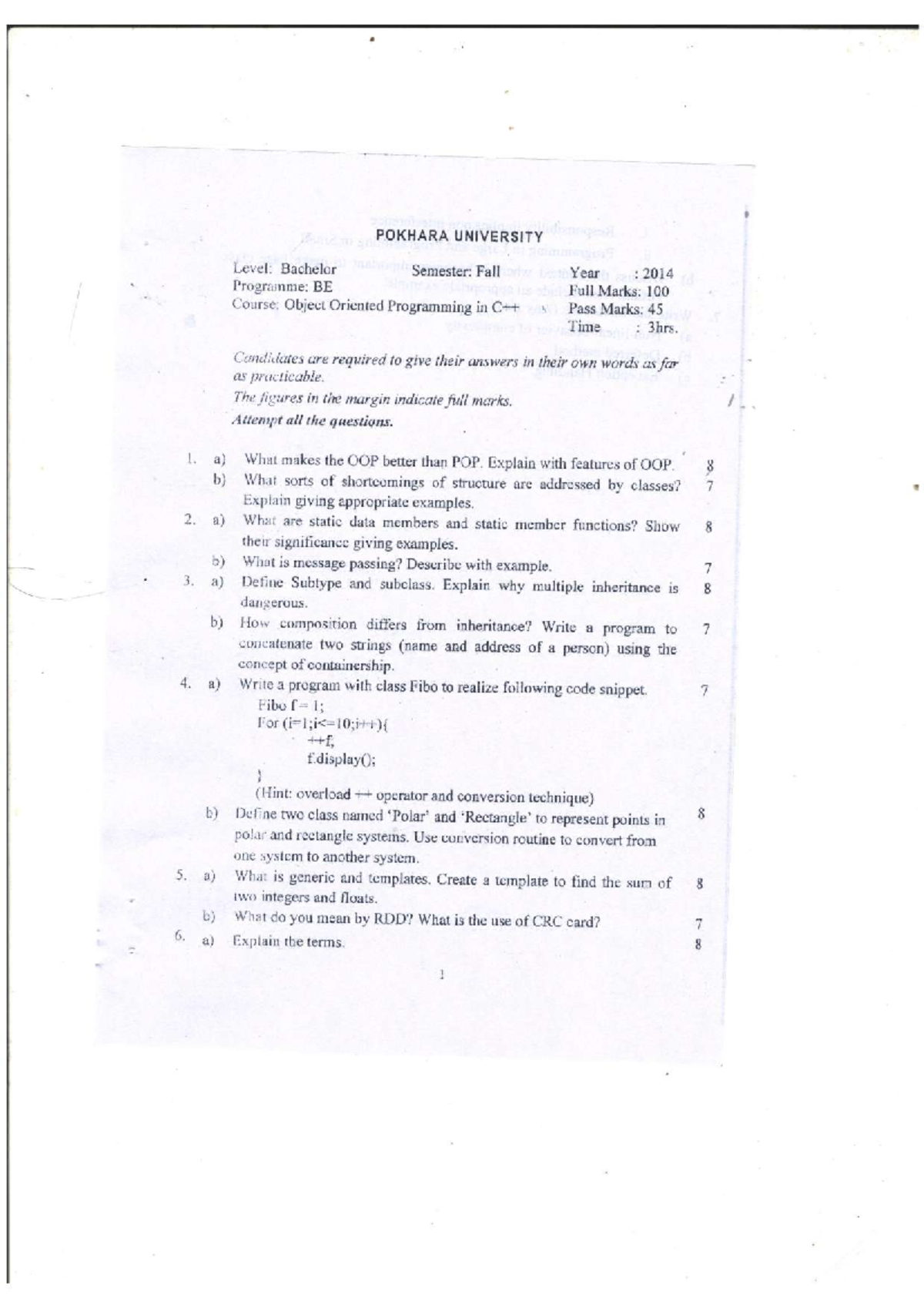 C++ - nhgjhh - Object Oriented Programming in C++ - Studocu