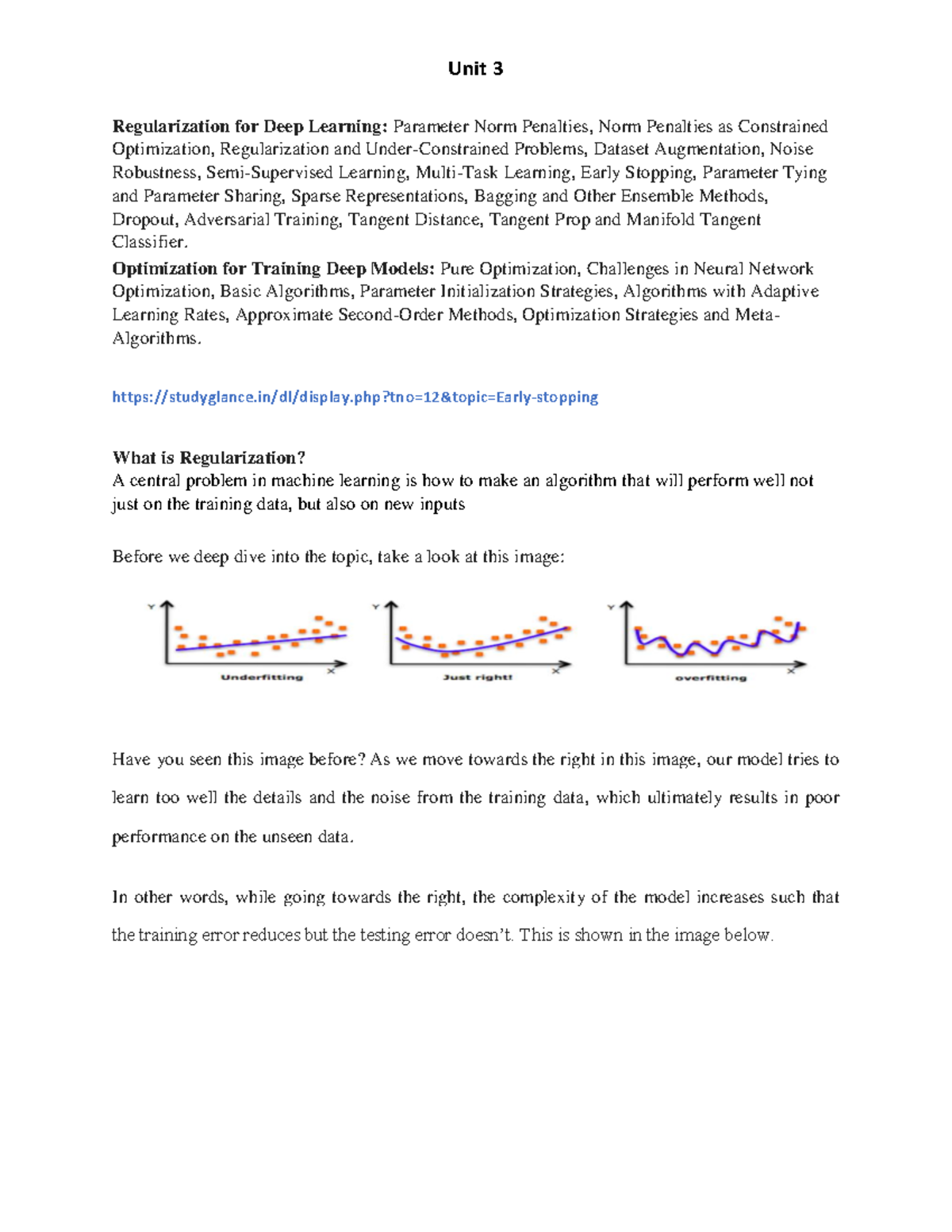 Dl unit 3 - ABOUT RNN INTRODUCTION - Regularization for Deep Learning ...