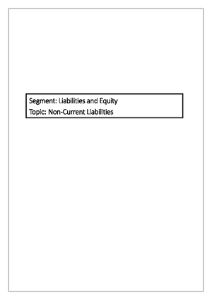 Topic 3-Cash Flow Statement - Segment: Accounting Process Topic: Cash ...