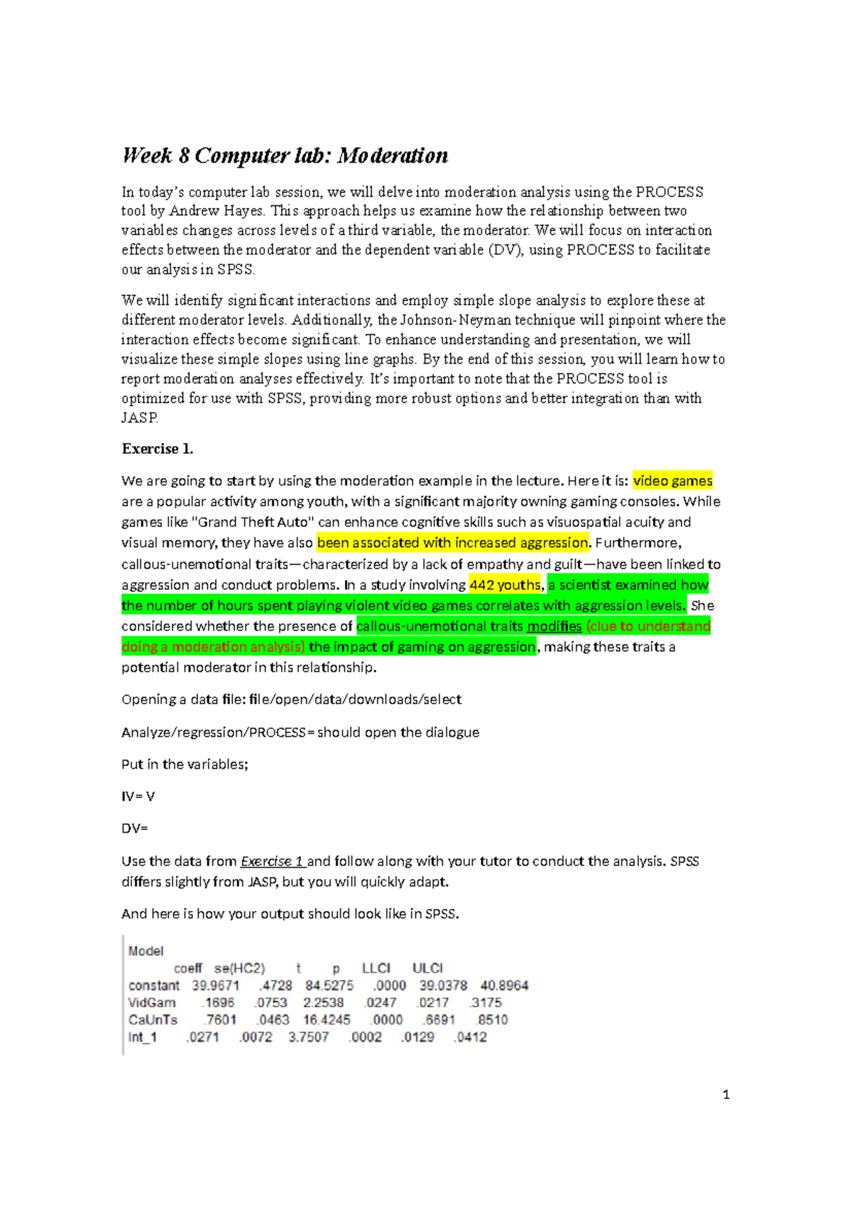 Week 8 Computer lab - Week 8 Computer lab: Moderation In today’s computer lab session, we will ...