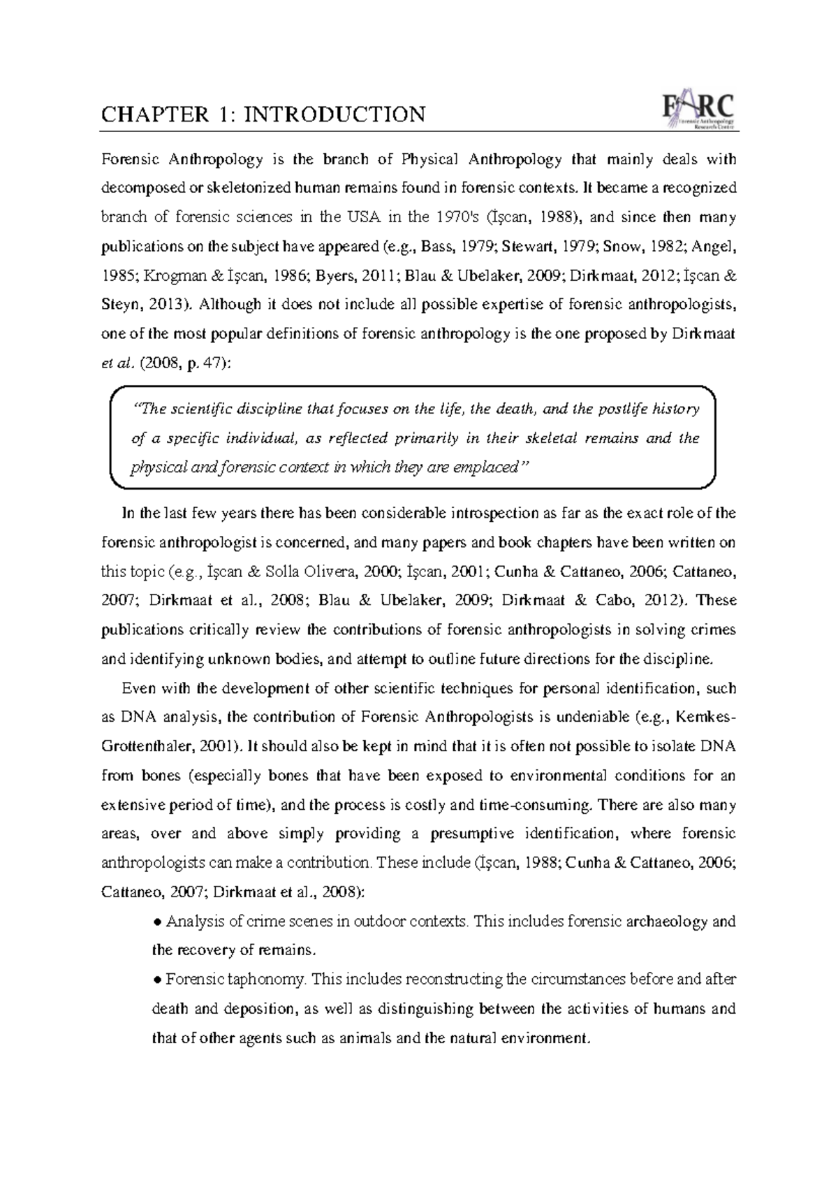Notes that help students with studying - CHAPTER 1: INTRODUCTION ...