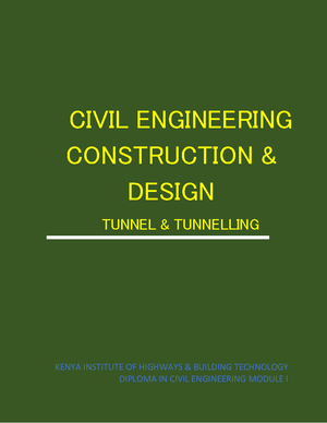 GBC Module III notes - DIPLOMA IN building technology GENERAL BUILDING ...