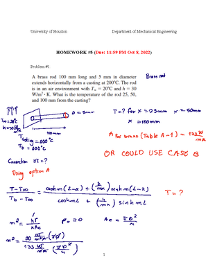 Pt3 Lecture 11 Fin Analysis Part 2 - Fin Efficiency 17 17 Fin Heat ...