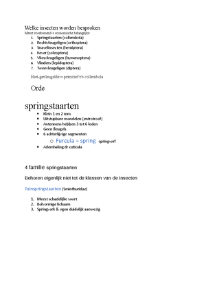 Determineren-insecten latijnse-woordenlijst - A B C D Latijnse namen ...