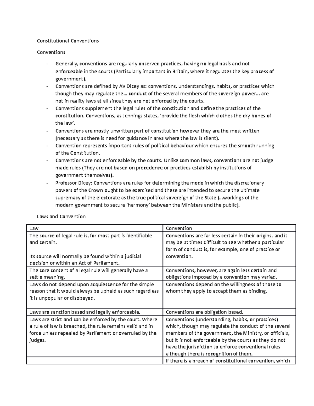 Public Law - Constitutional Conventions - Constitutional Conventions ...