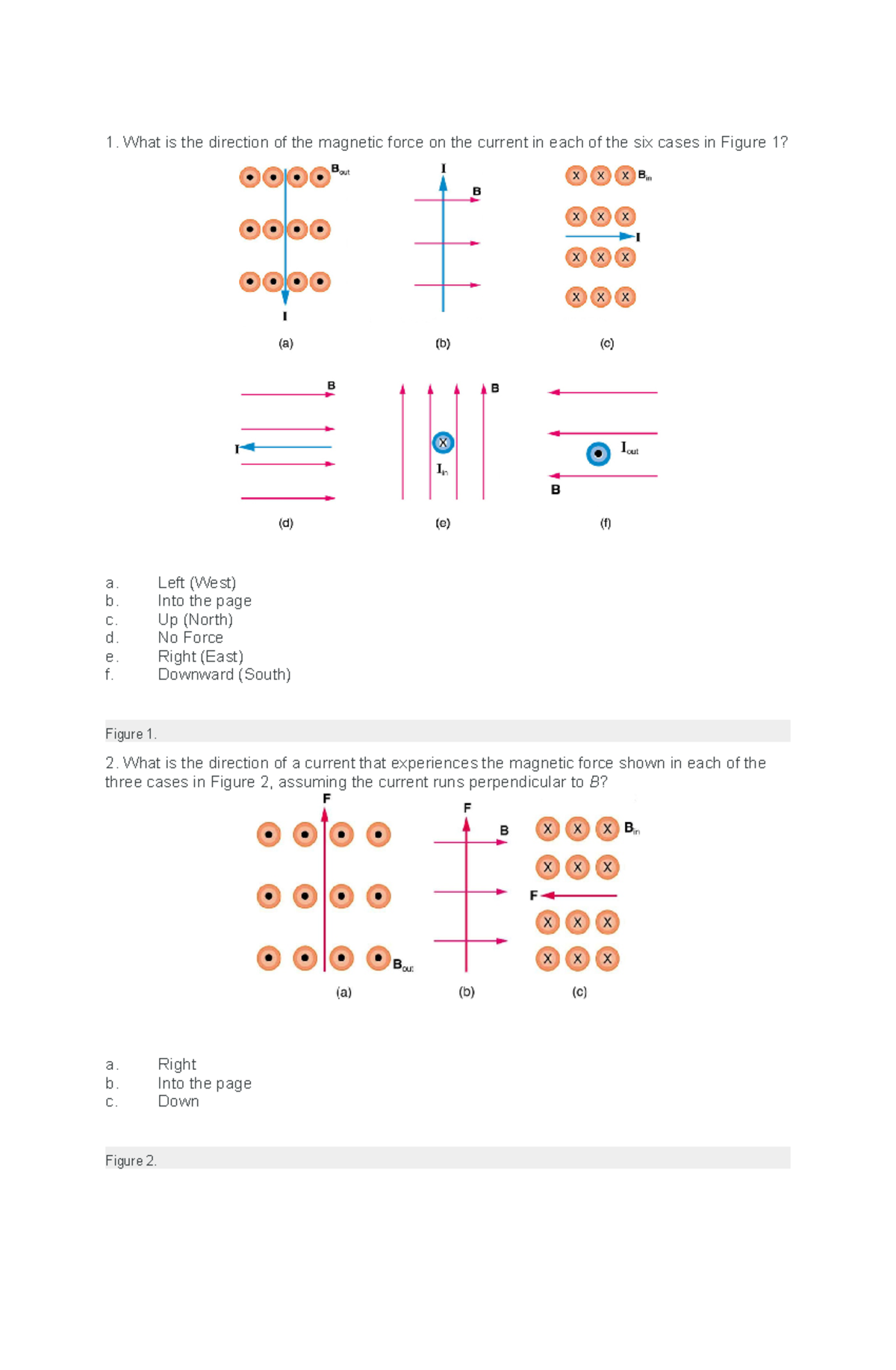 Right HAND RULE - A simple problem set for physics - Physics for ...