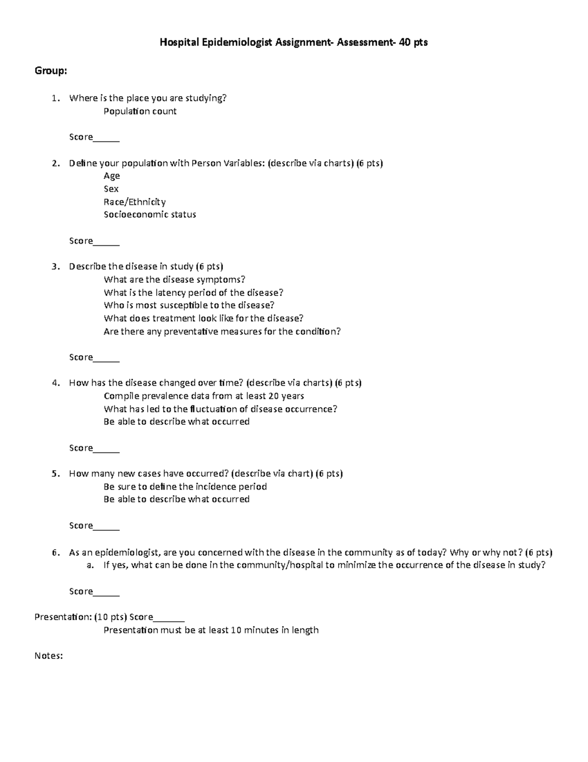 Hospital Epidemiologist Assignment 1 - If yes, what can be done in the ...