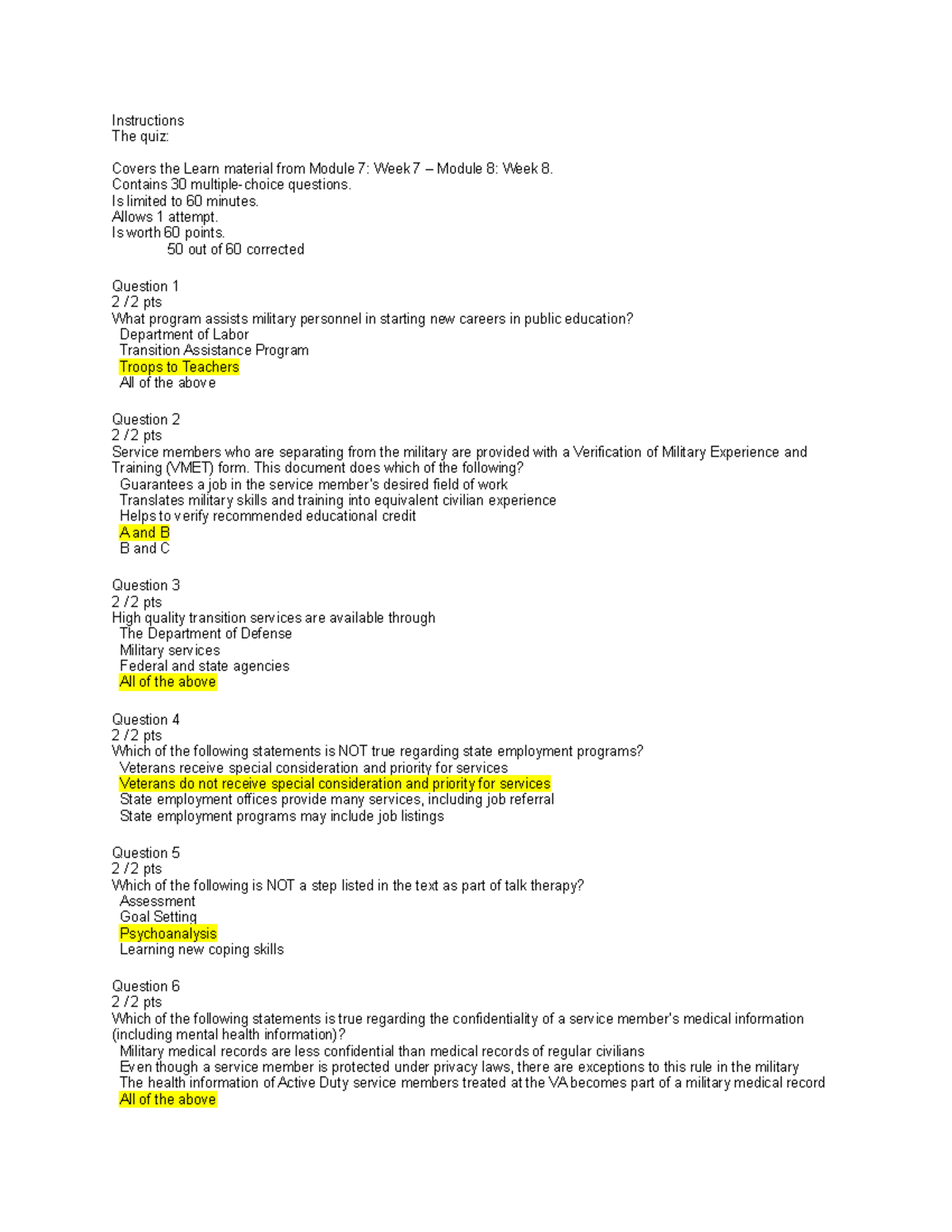 Quiz 4 - Quiz 4 - Instructions The quiz: Covers the Learn material from ...