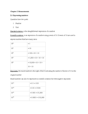CHEM 110 Introductory to Chemistry Chapter 2 Measurements Notes Part 6 ...