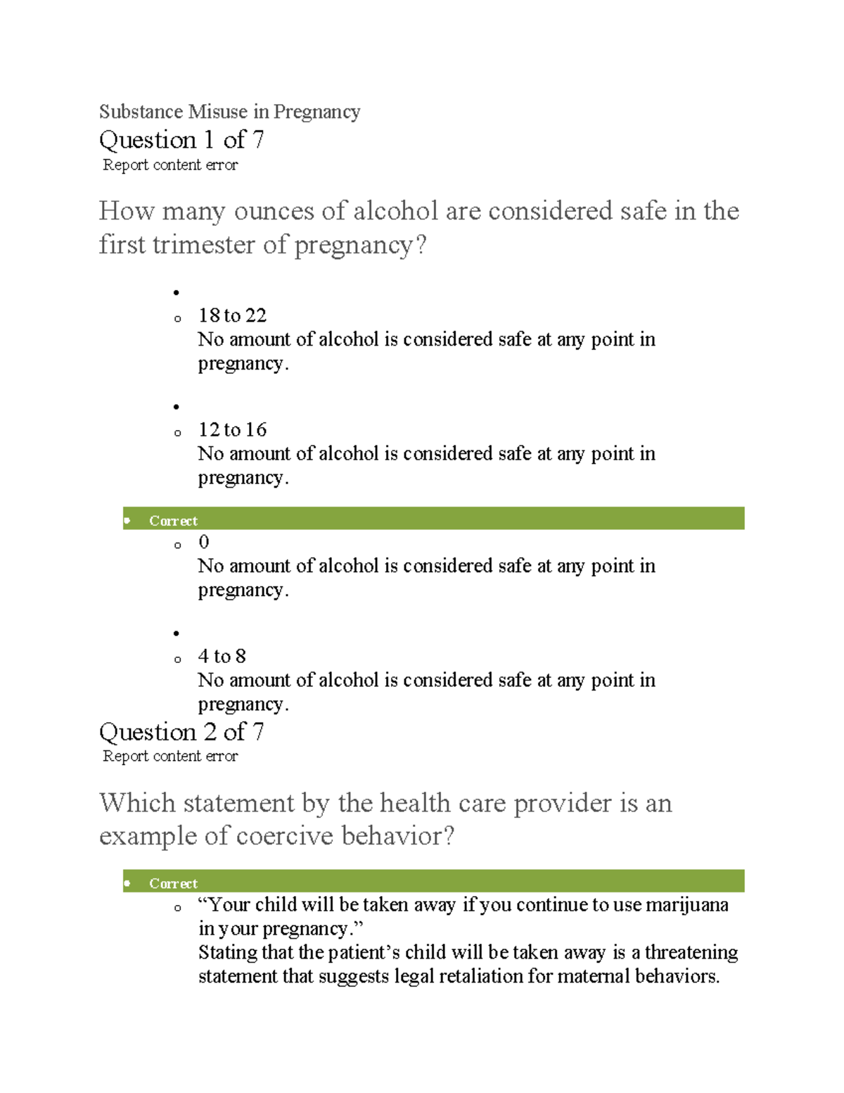 346 week 10 Substance Misuse in Pregnancy - Substance Misuse in ...