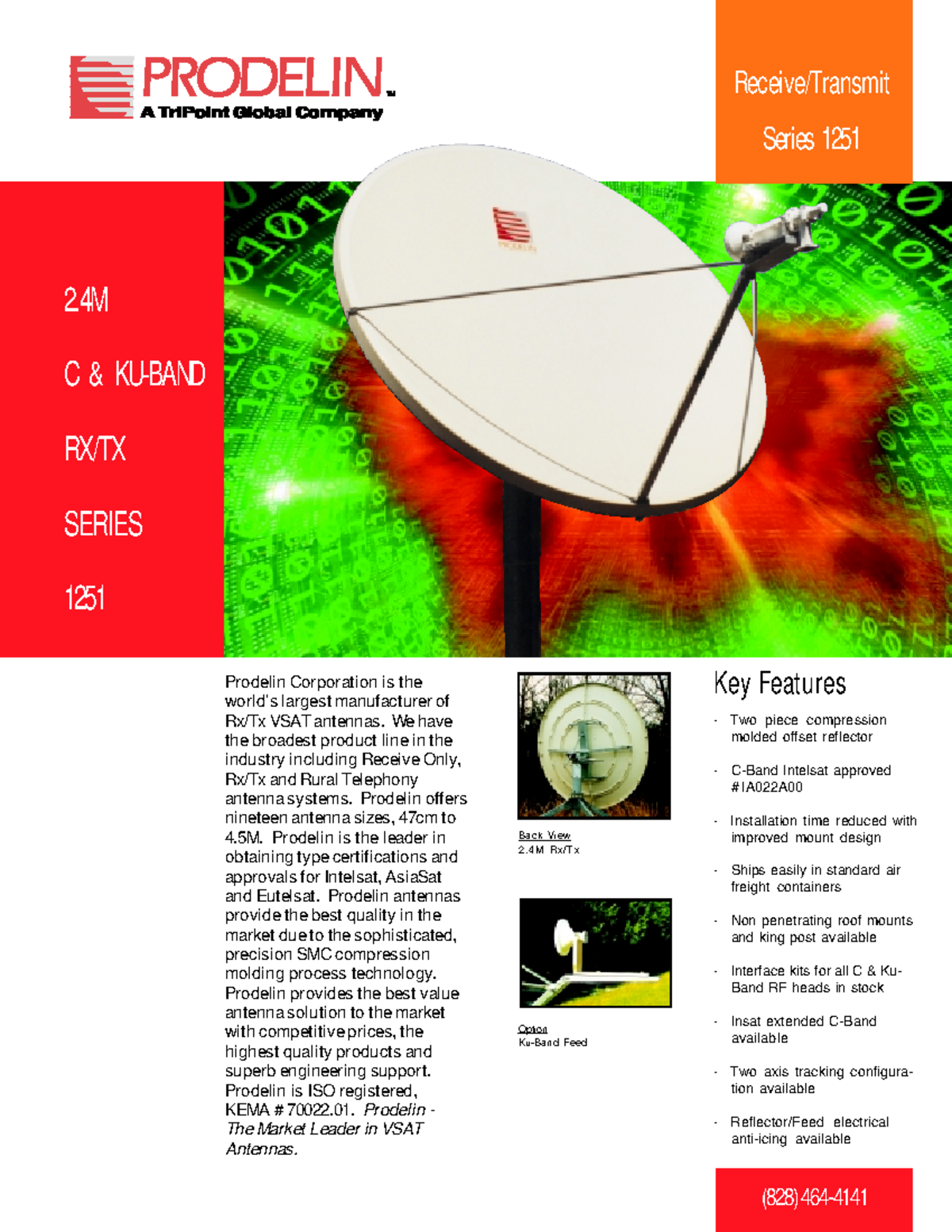 Prodelin 2,4M - Series 1251 2 C SERIES 1251 Prodelin Corporation is the ...