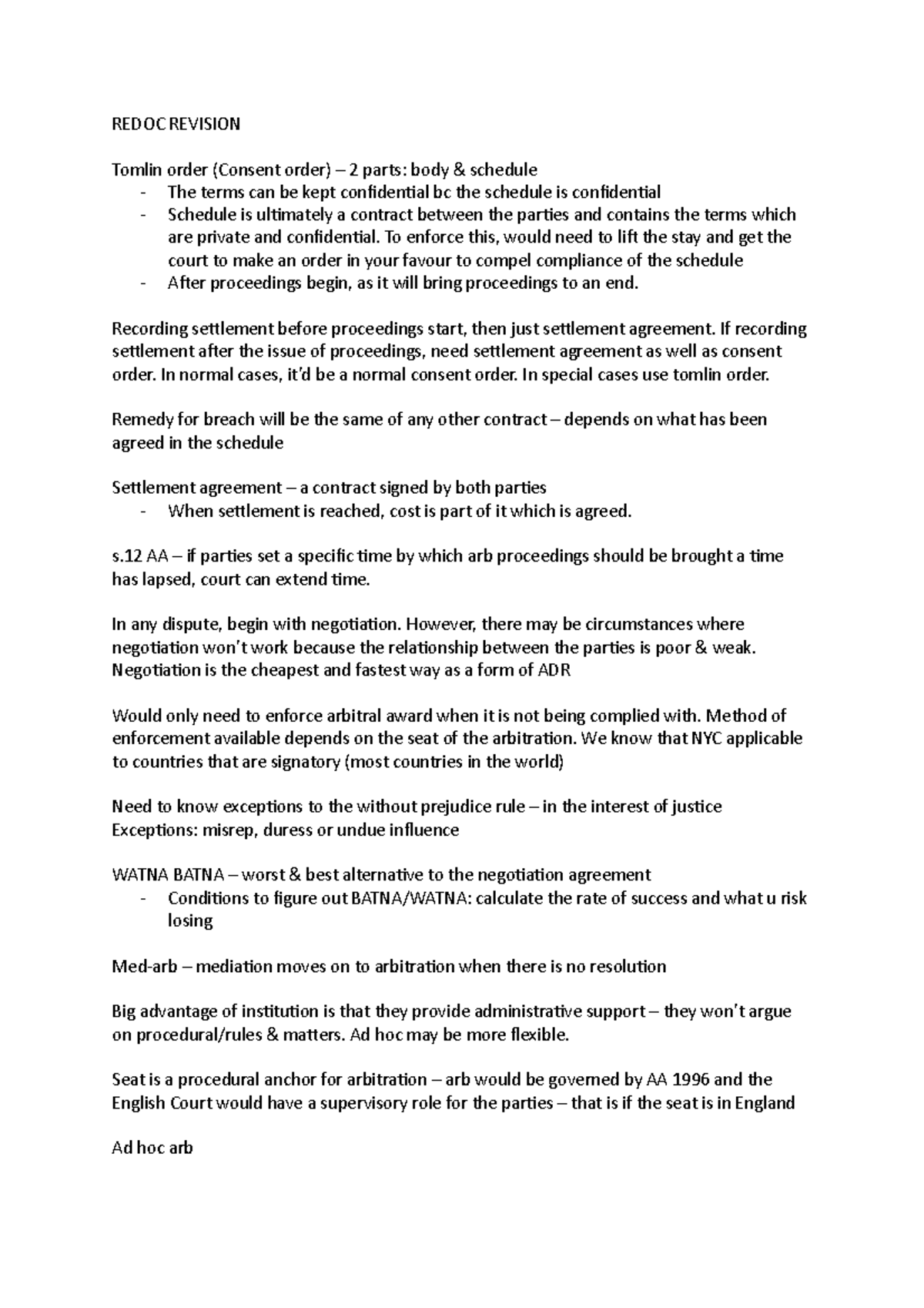 REDOC - Revision - REDOC REVISION Tomlin order (Consent order) – 2 ...