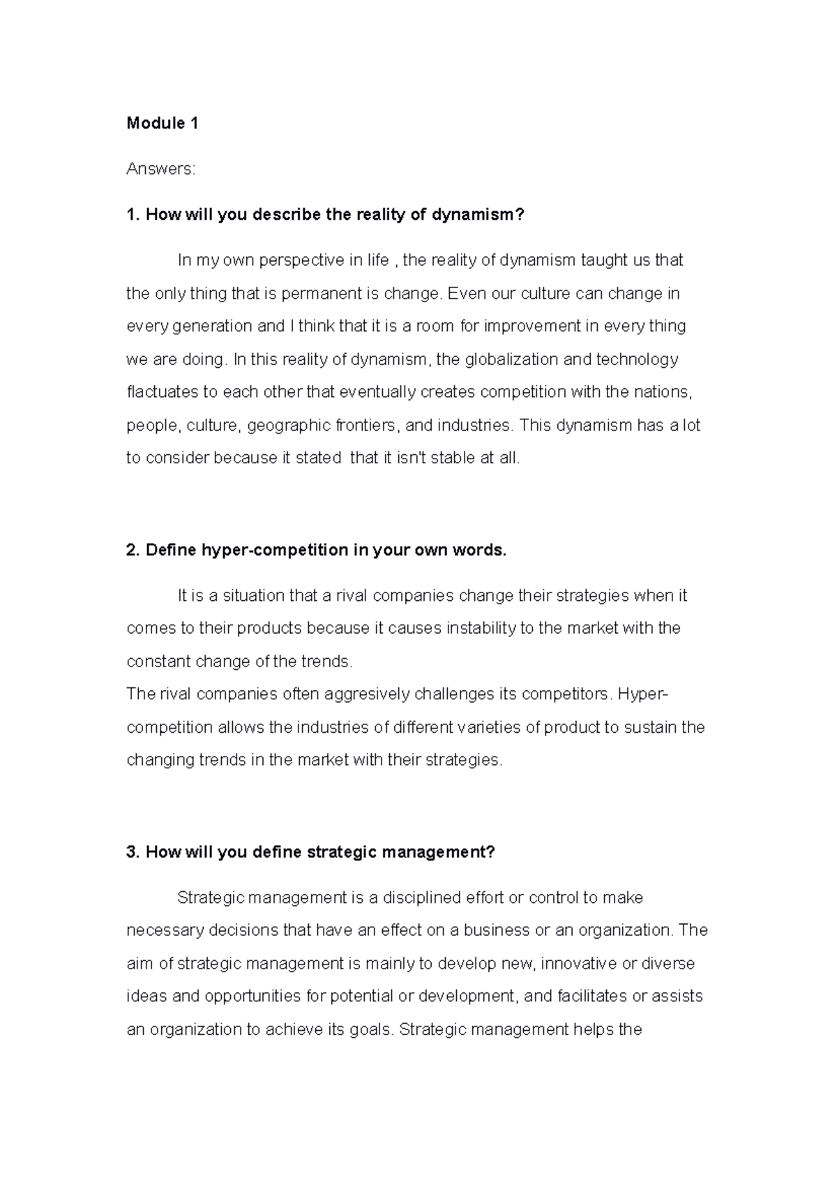 Module 1 - practice materials financial accounting and reporting ...