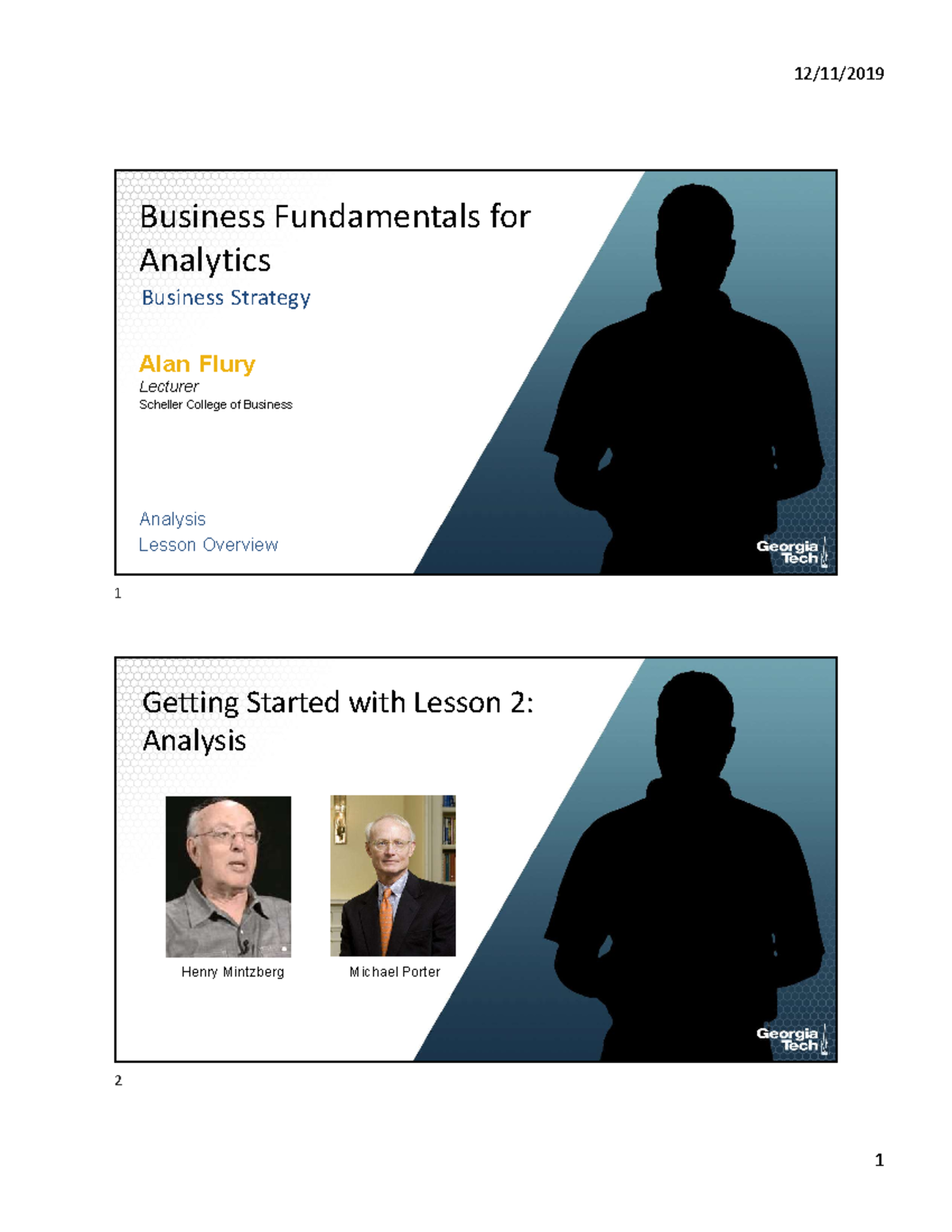 Week 15 Business Strategy- Environmental Analysis Lesson Files ...