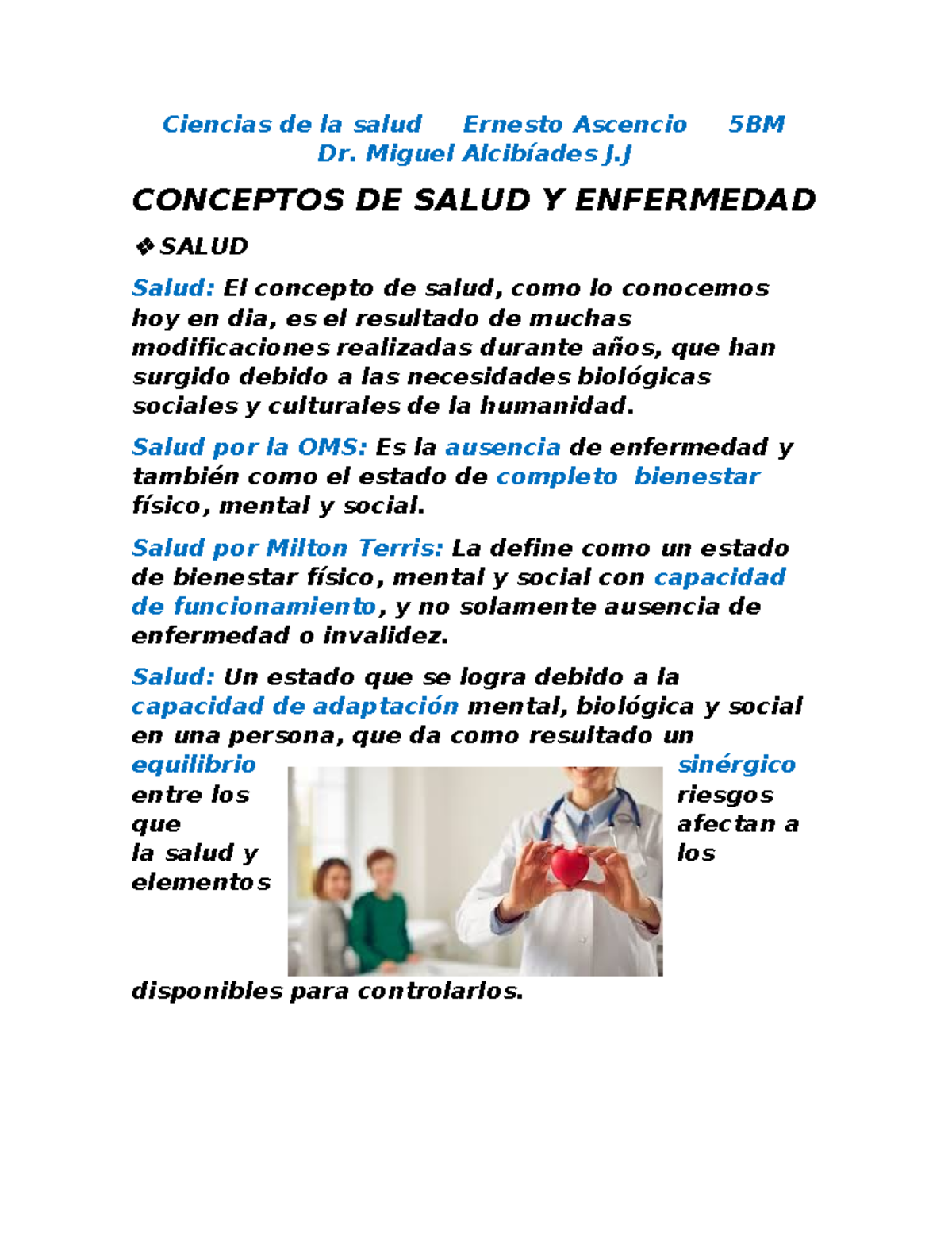 C. Salud I-#1.1-Salud y enfermedad - Ciencias de la salud Ernesto ...