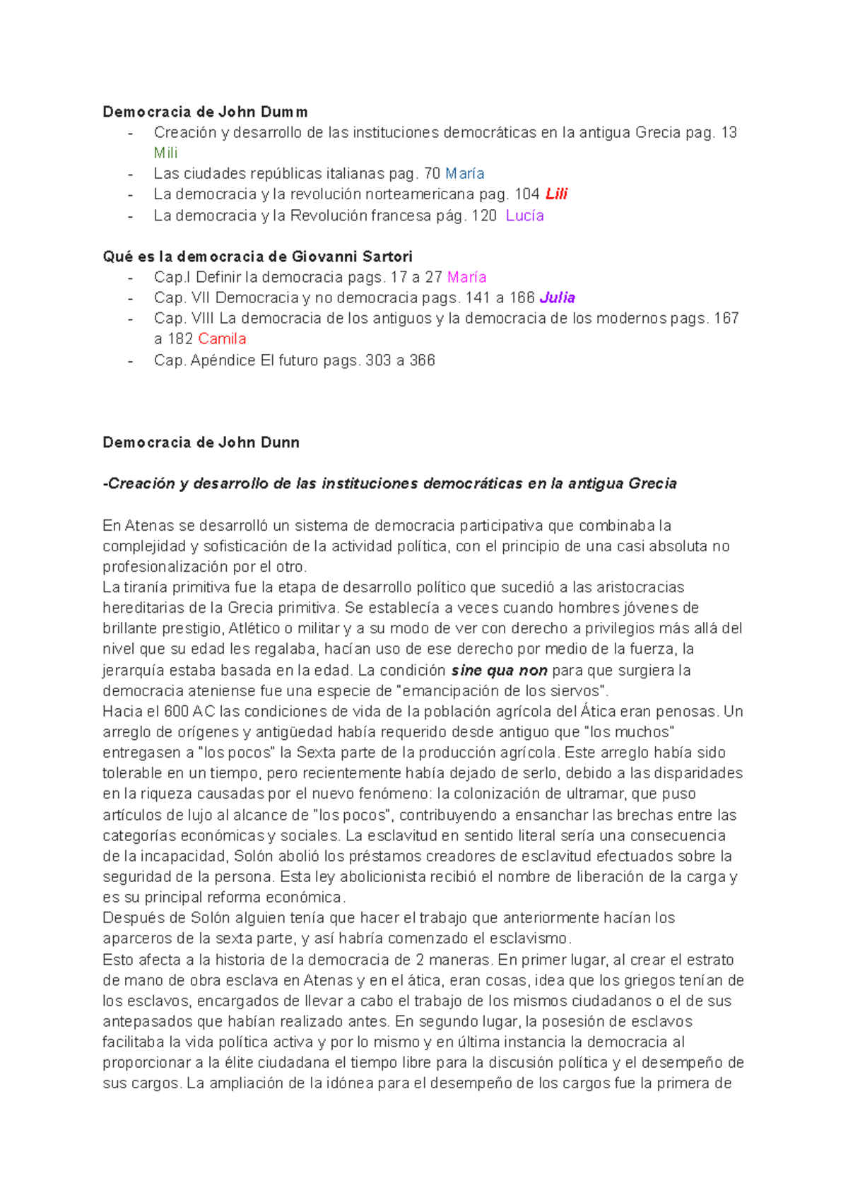 Político Titular Resumen - Democracia de John Dumm - Creación y ...