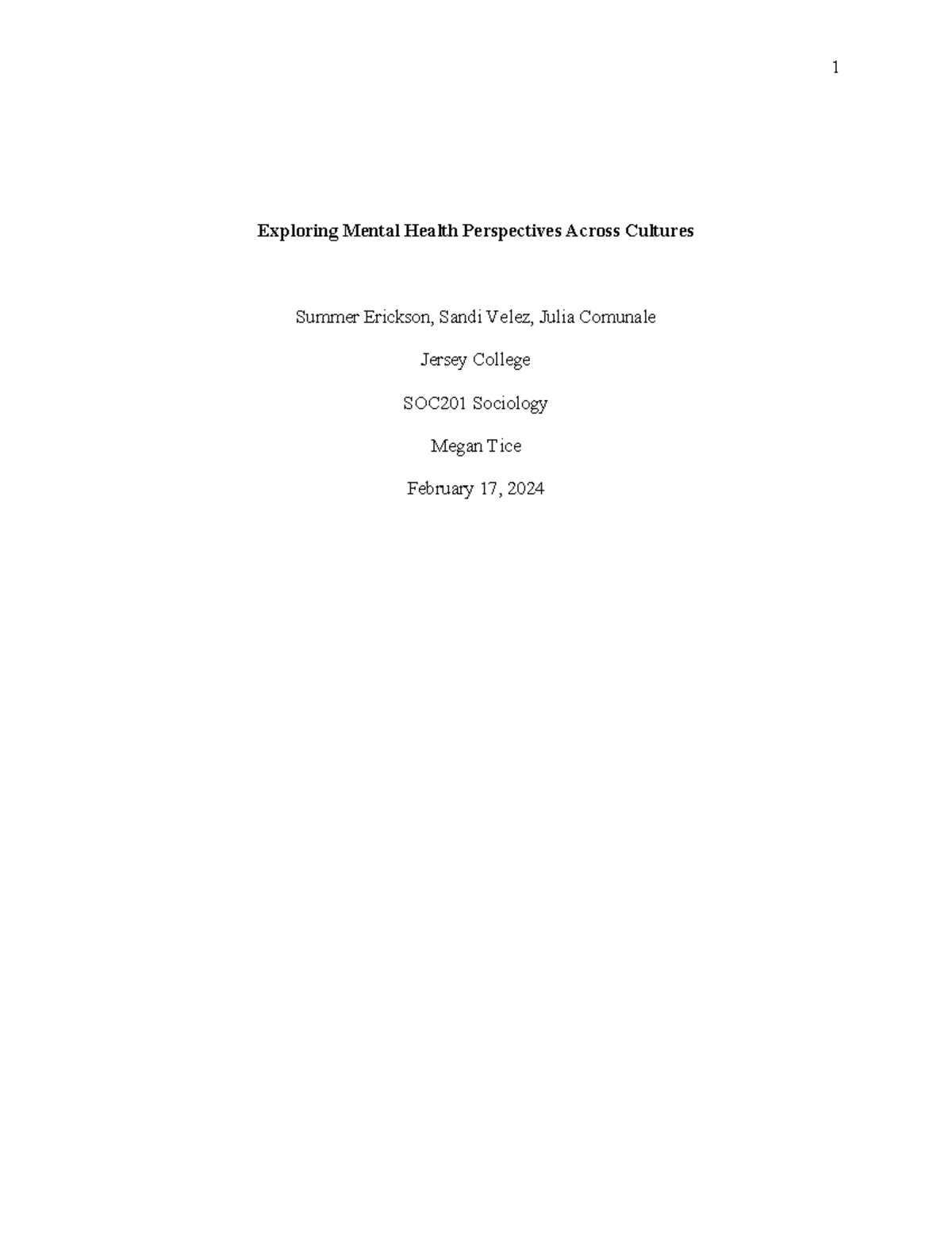 Suicide in culture - Exploring Mental Health Perspectives Across ...