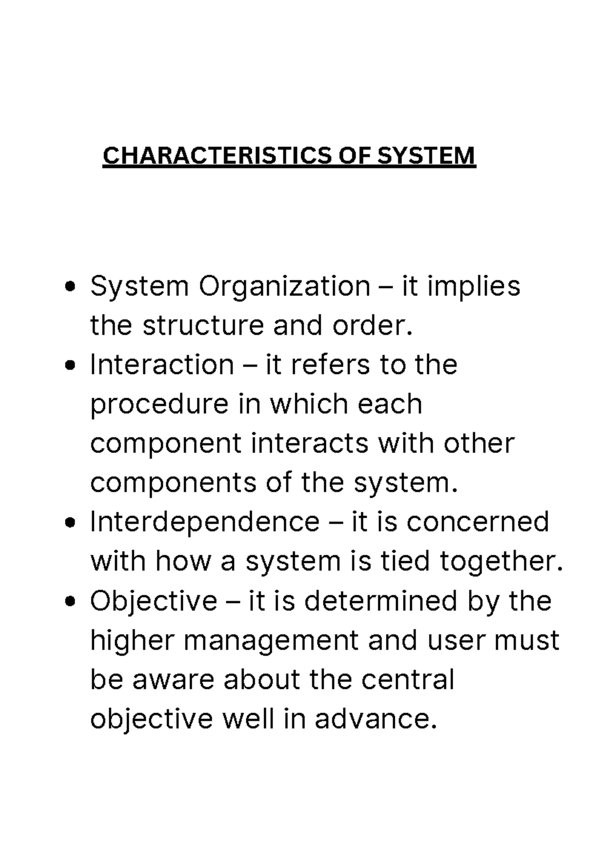 Characteristics-of-system - Bachelor in Business Administration ...
