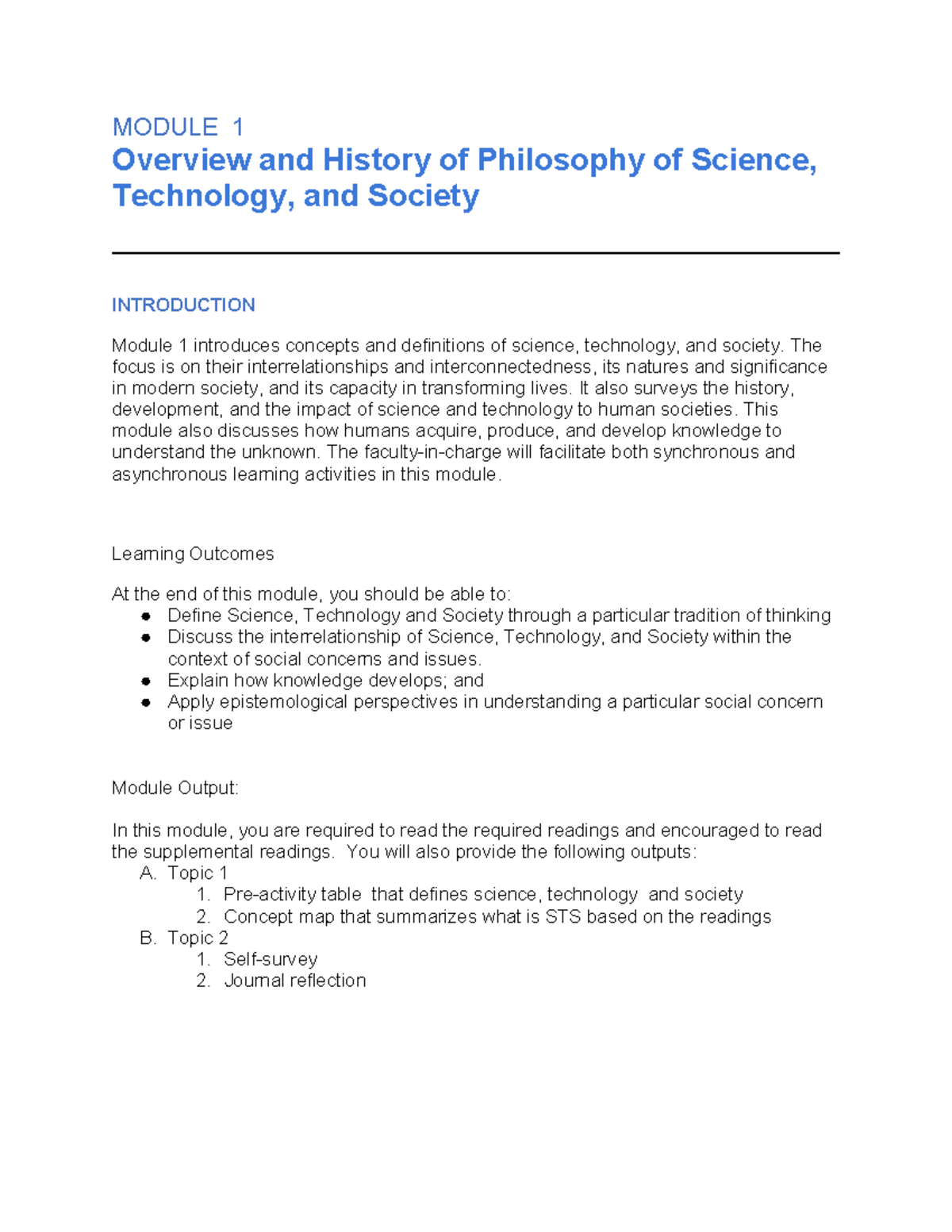 Pdfcoffee - Lecture notes 1 - MODULE 1 Overview and History of ...