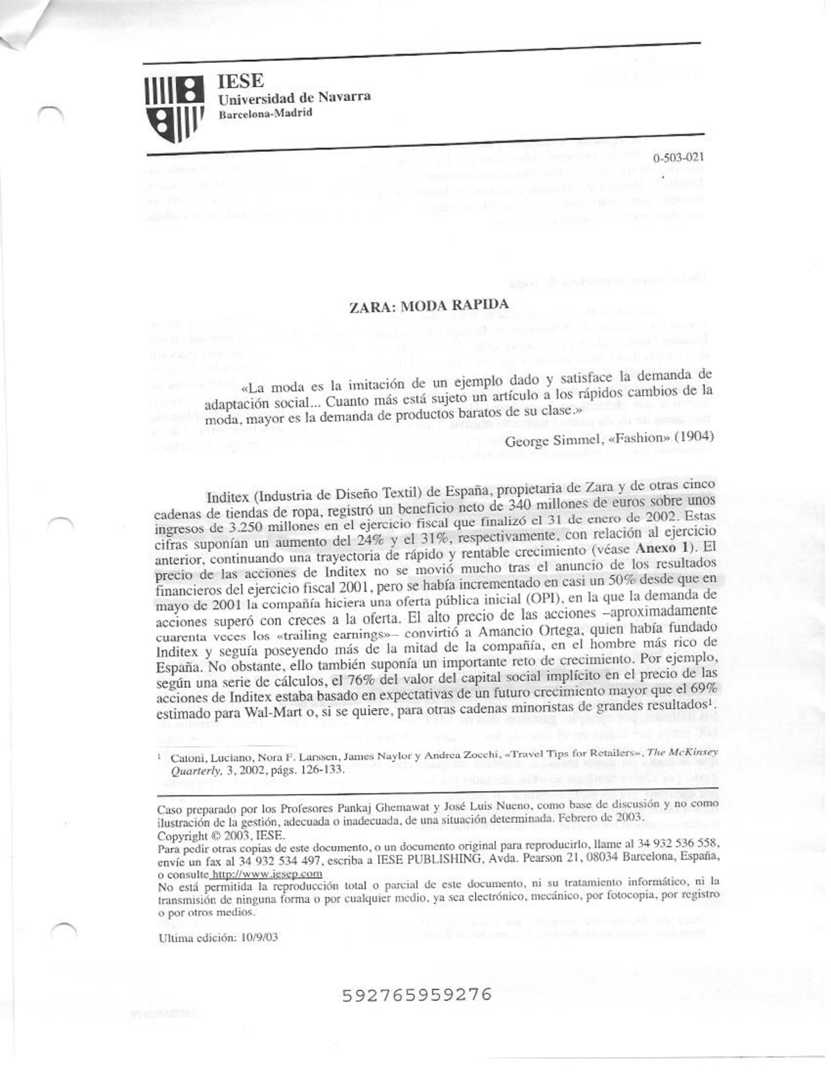 Caso Zara - ¿Por qué el modelo pronto moda es digno de un estudio en ...