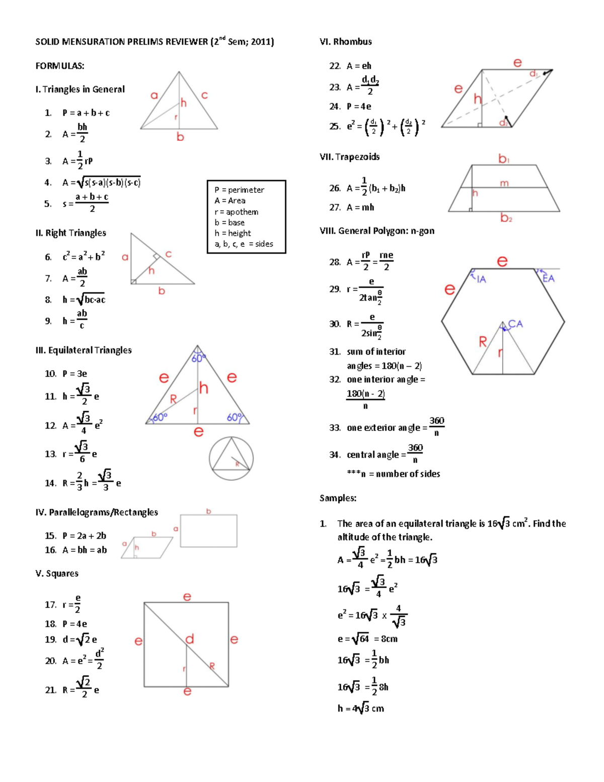 -Solid-Mensuration-Reviewer - SOLID MENSURATION PRELIMS REVIEWER ( nd ...