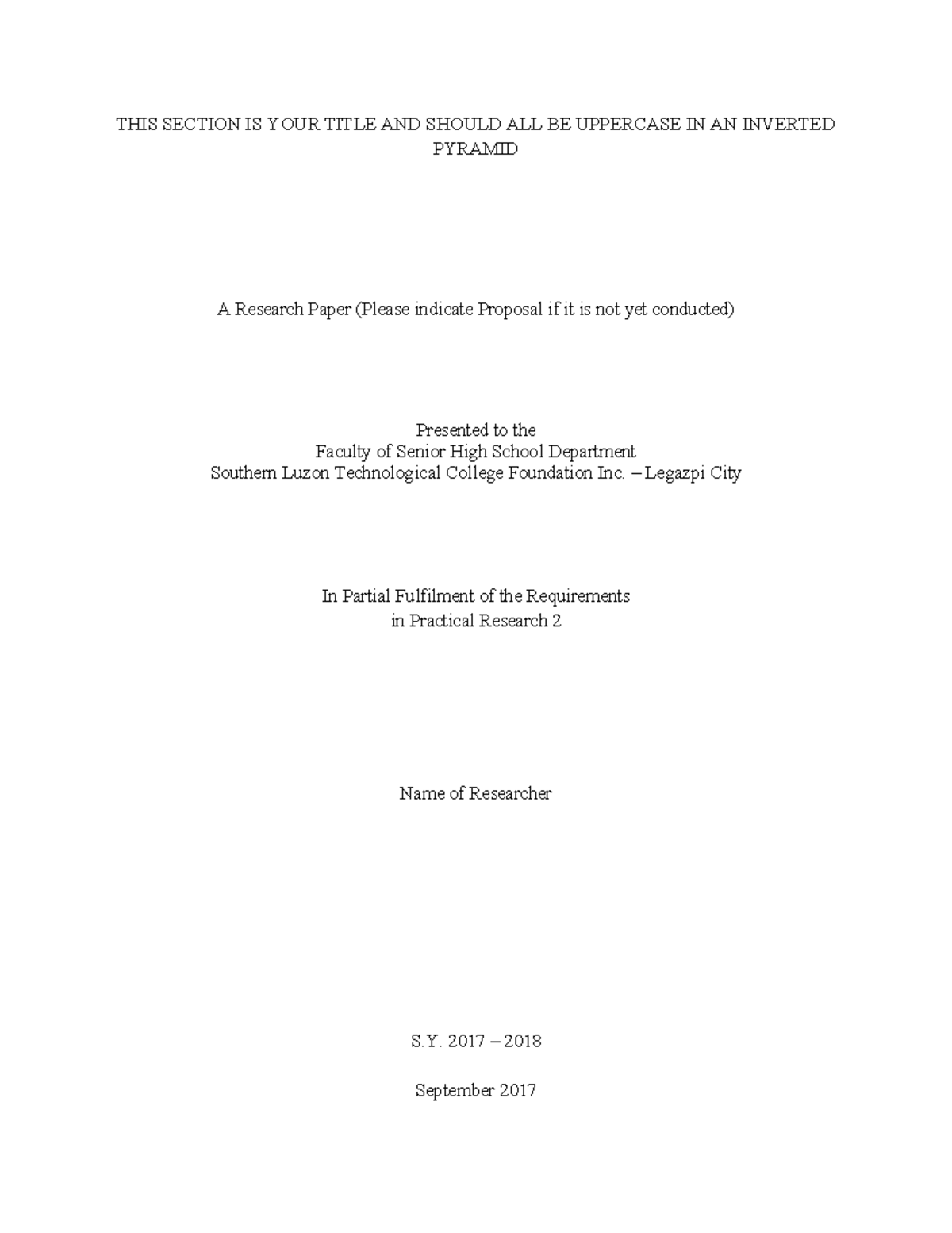 355661711 Title Page Research 1 1 docx - THIS SECTION IS YOUR TITLE AND ...