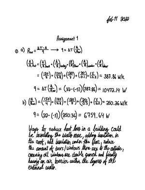 Assignment 2 (Ch3) - Air is contained in a cylinder. Initially, the cylinder contains 1 m 3 of ...