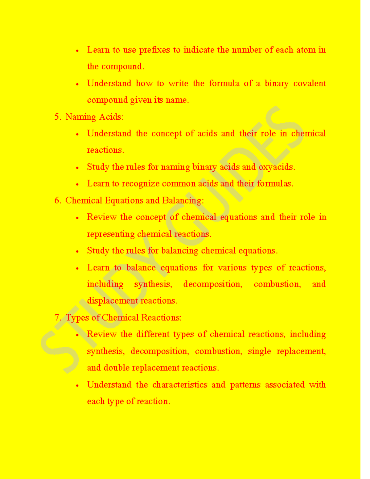 Study guides Chemistry Course- Chemical Bonding(20) - Learn to use ...