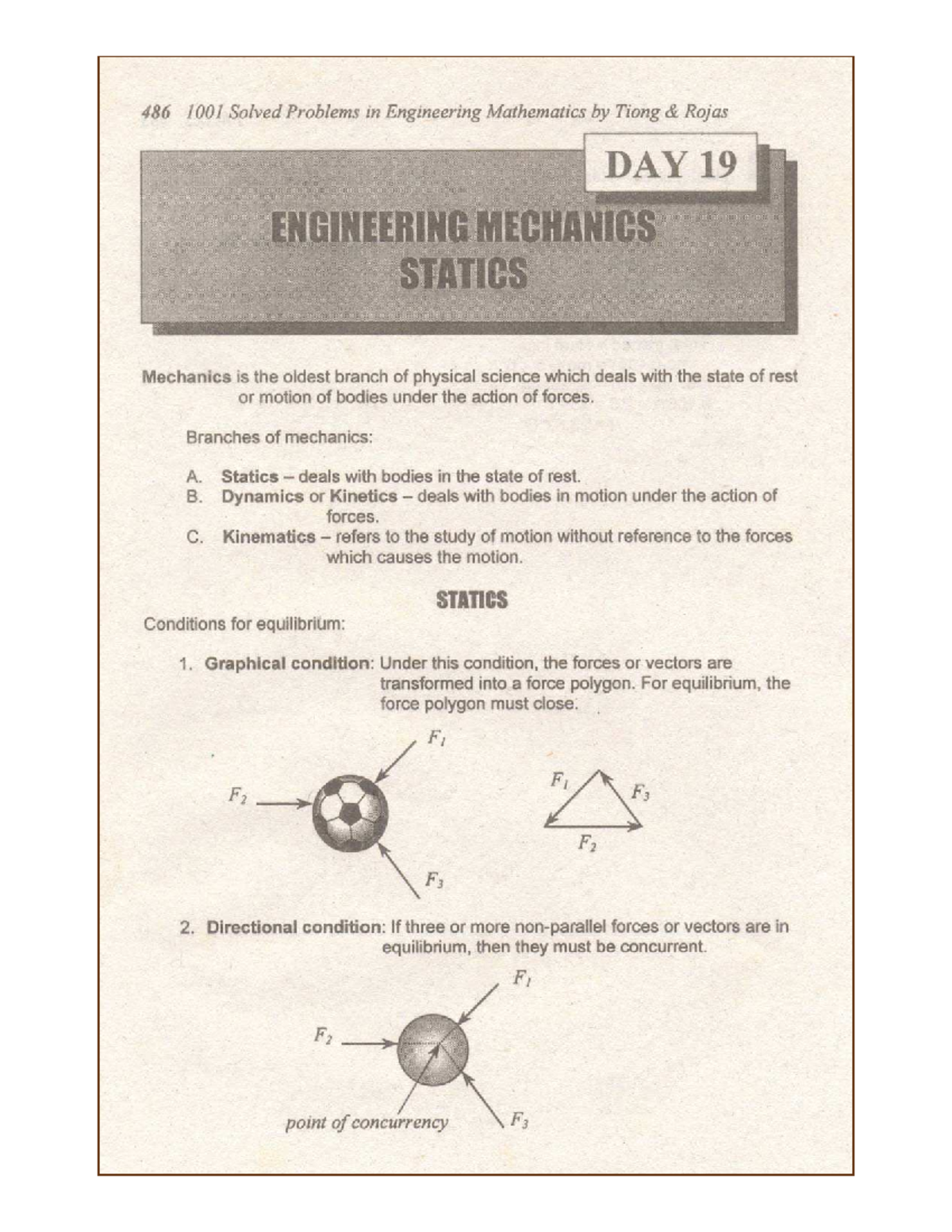 Mechanics (Statics Dynamics) Strength of Materials - Mechanical Engineering - Studocu